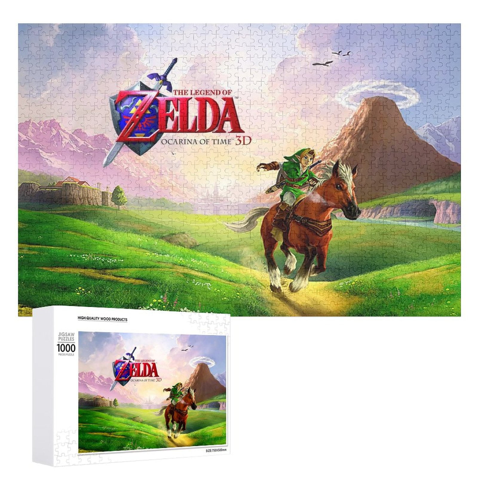 The Legend Of Zelda Ocarina Wooden Jigsaw Puzzles Accessories ...