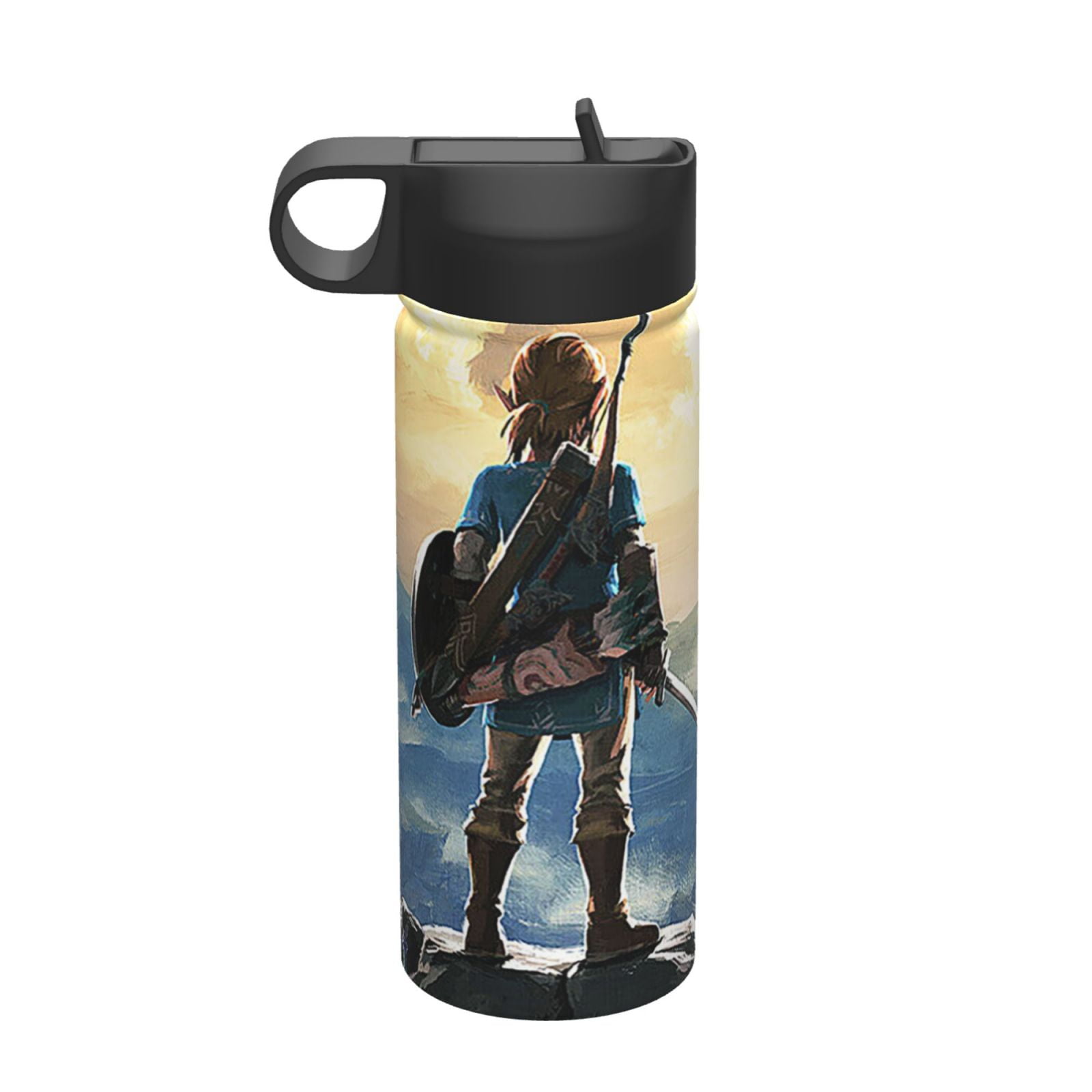 The Legend Of Zelda Stainless Steel Water Bottle, 18oz Double Walled ...