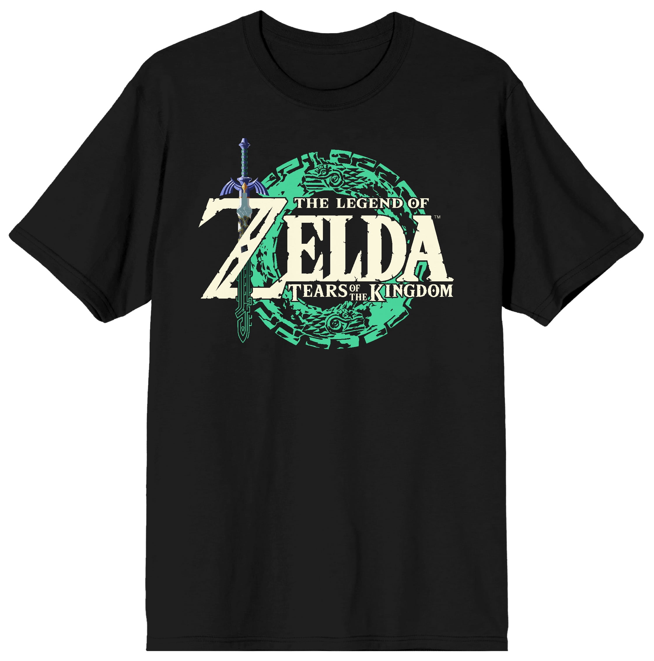 The Legend Of Zelda Tears Of The Kingdom Logo Crew Neck Short Sleeve ...