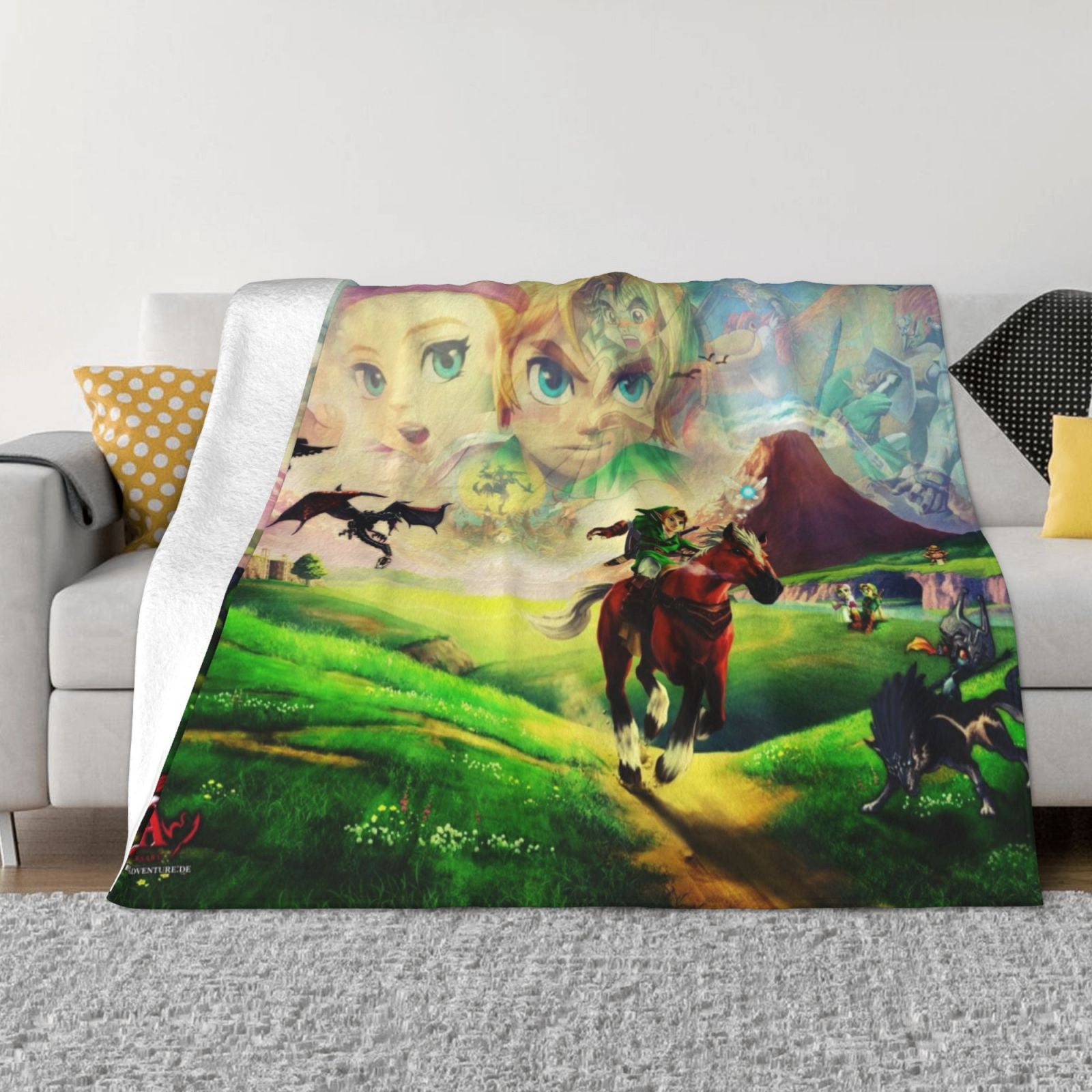 The Legend Of Zelda Throw Blanket Couch Bed Sofa Soft Lightweight Warm ...