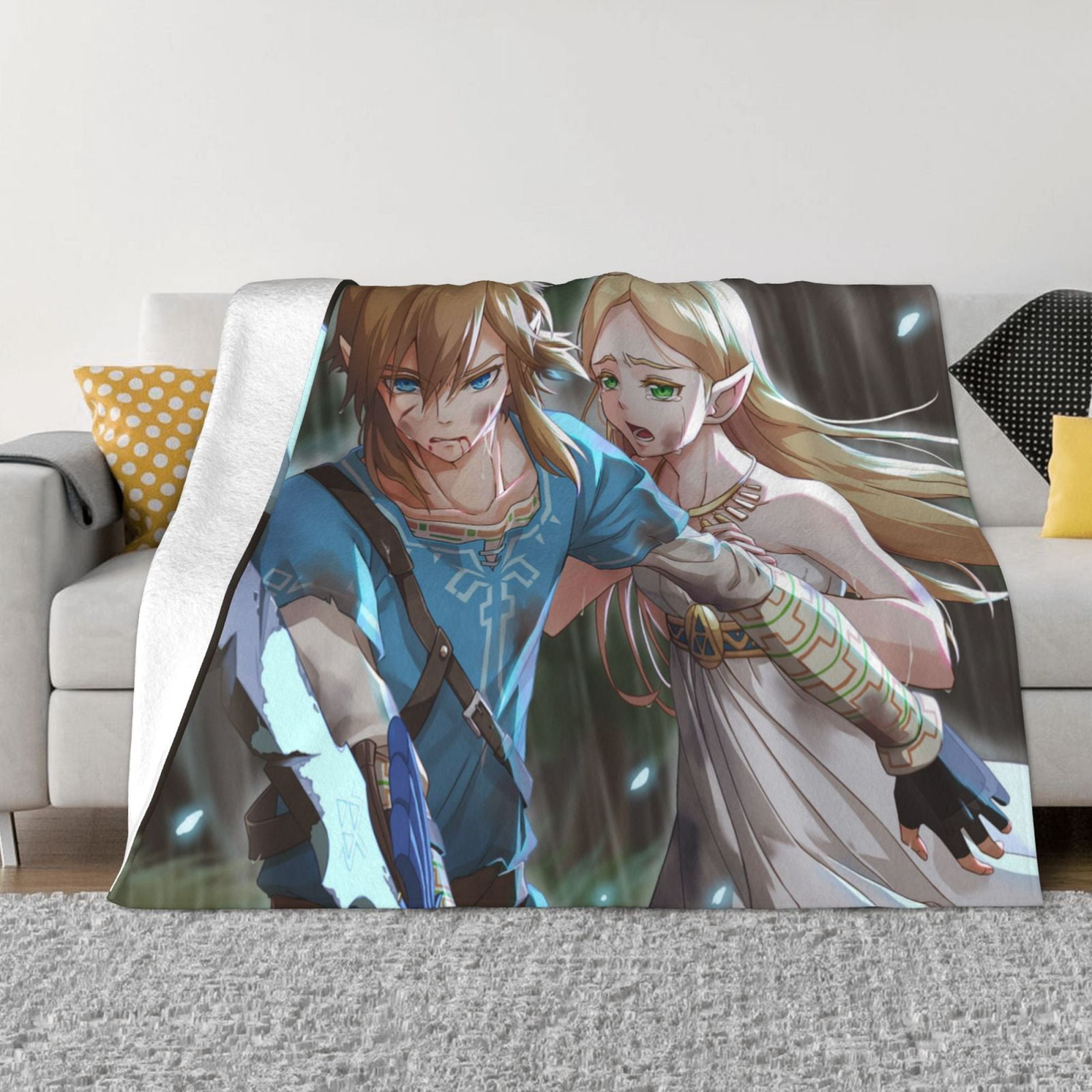 The Legend Of Zelda Throw Blanket Couch Bed Sofa Soft Lightweight Warm ...