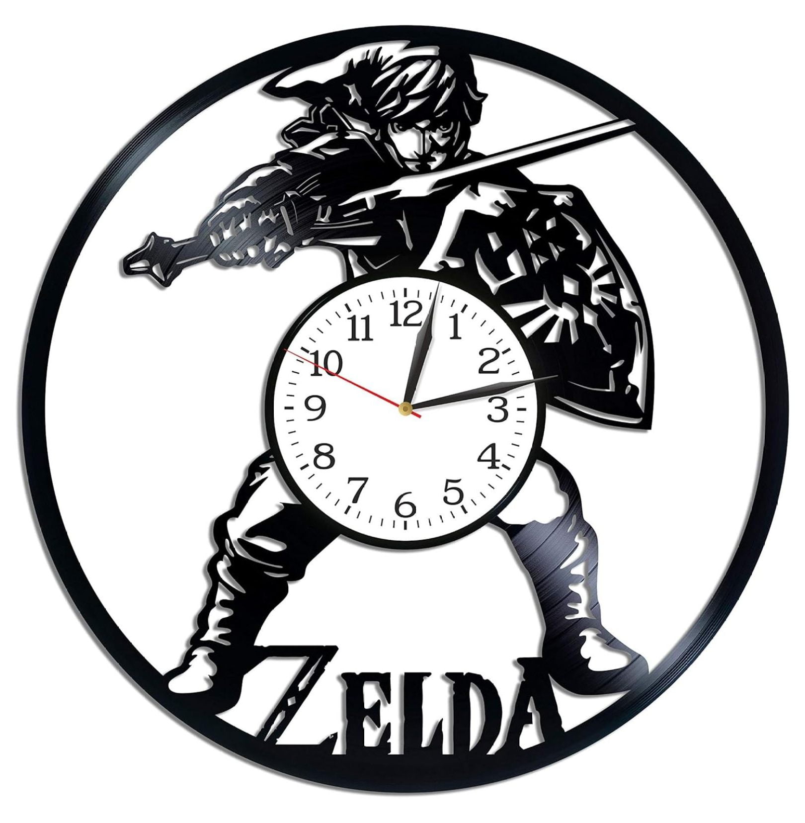 The Legend Room Art Lp Vinyl Record Wall Clock Exclusive Video Game ...
