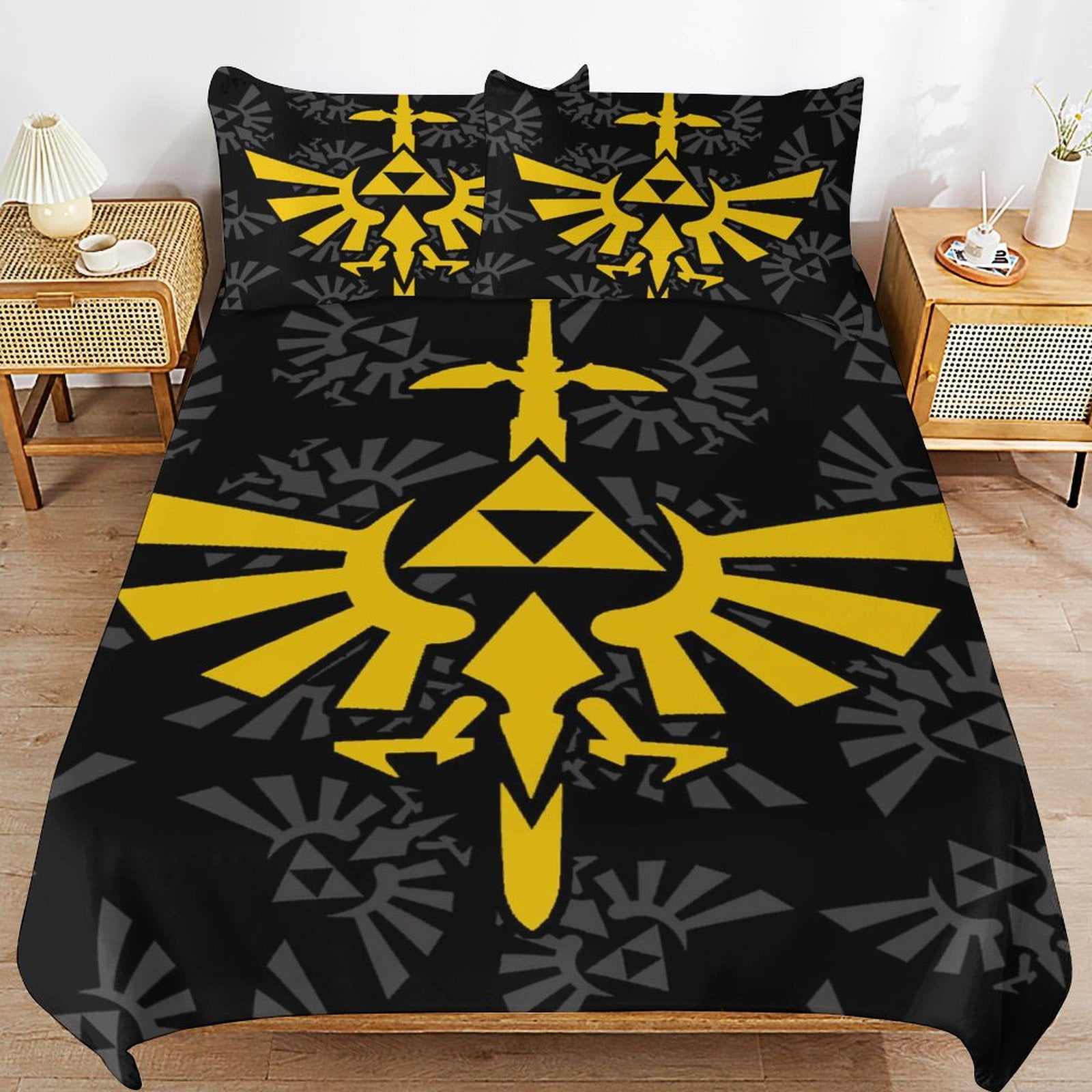 The Legend of Zelda Bed Duvet Cover Microfiber Bedding Sets 3D Printed ...