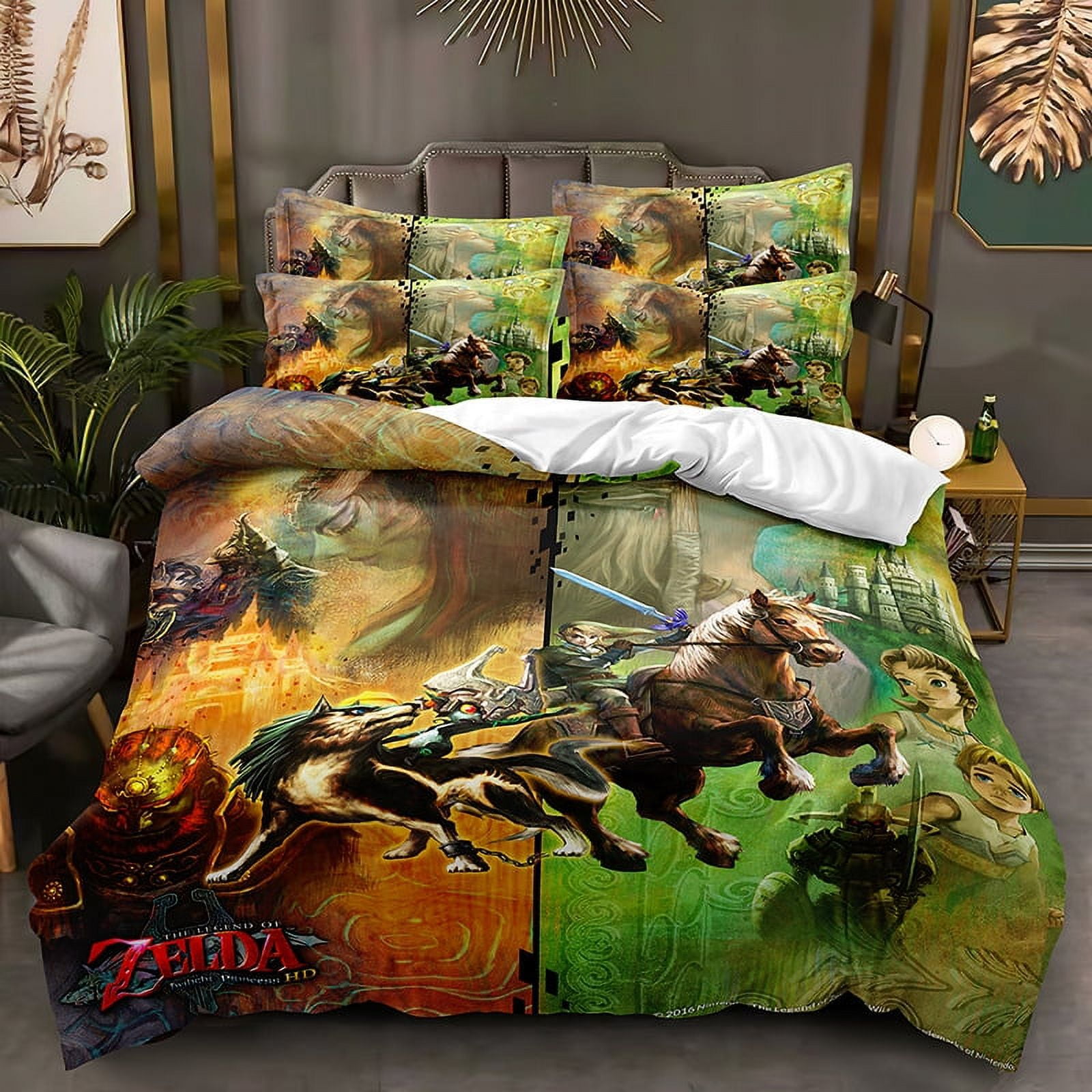 The Legend of Zelda Bedding Comforter Cover Set for Girls and boys ...