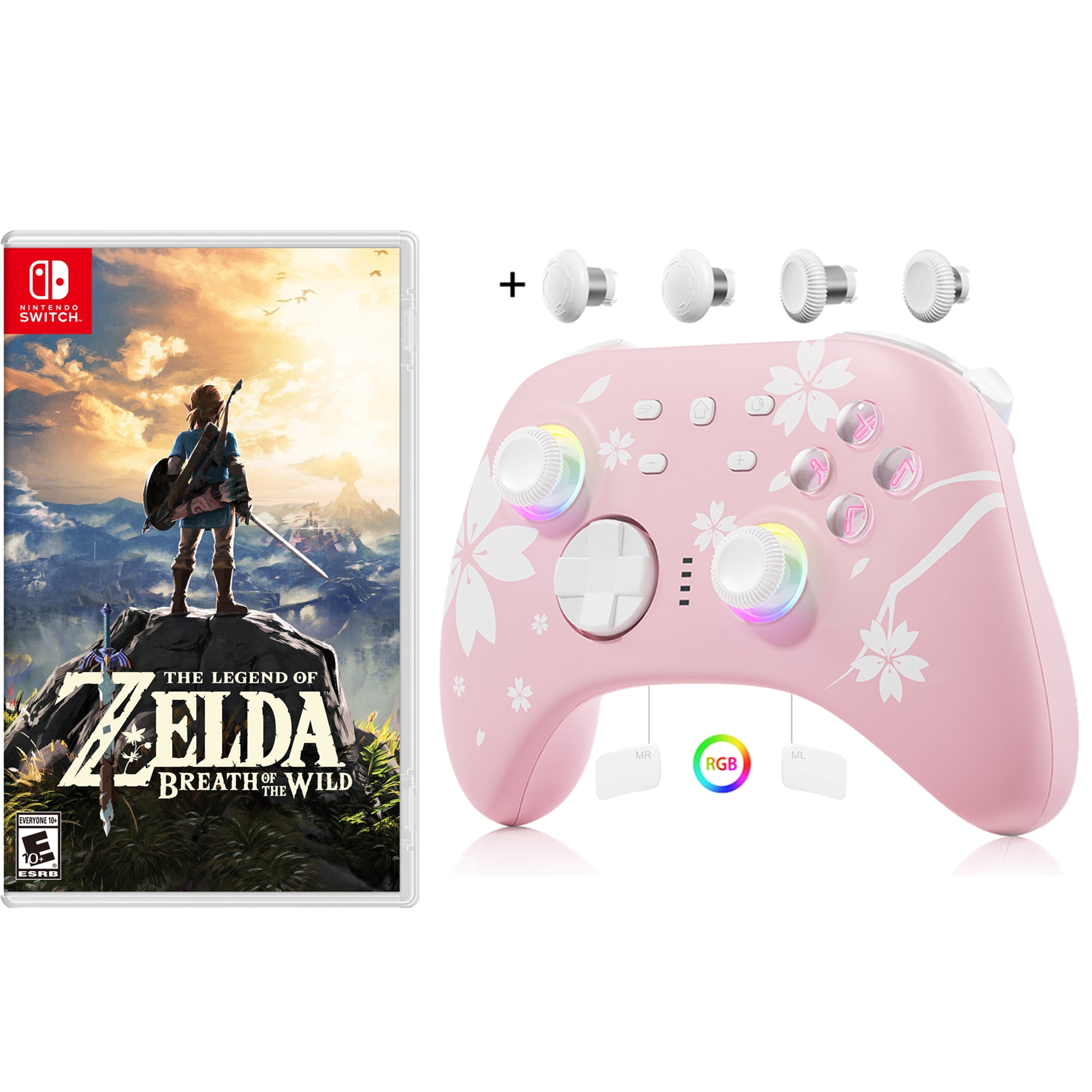 The Legend of Zelda: Breath of the Wild Game Disc and Upgraded Switch ...