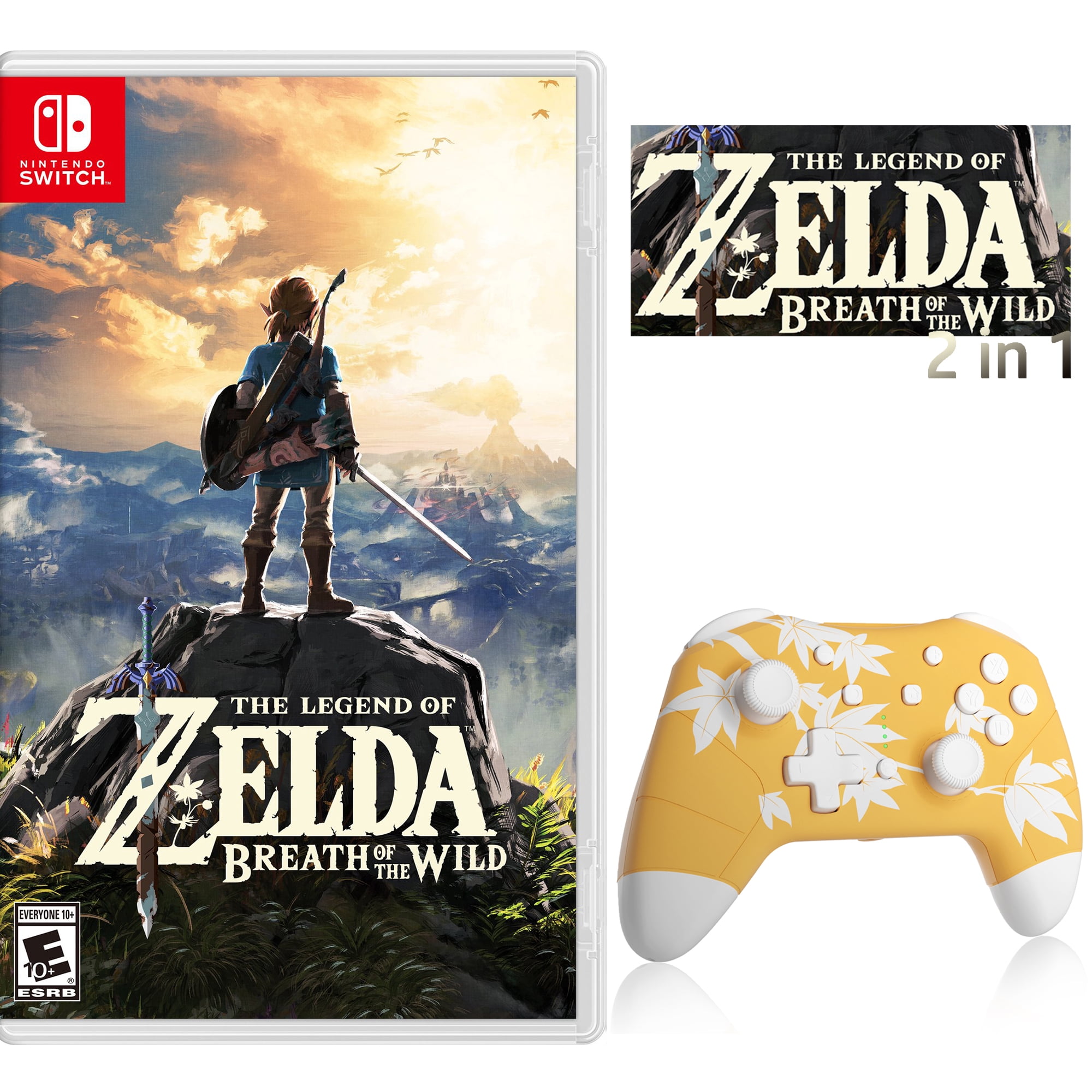 The Legend of Zelda: Breath of the Wild Game Disc and Upgraded Wireless ...