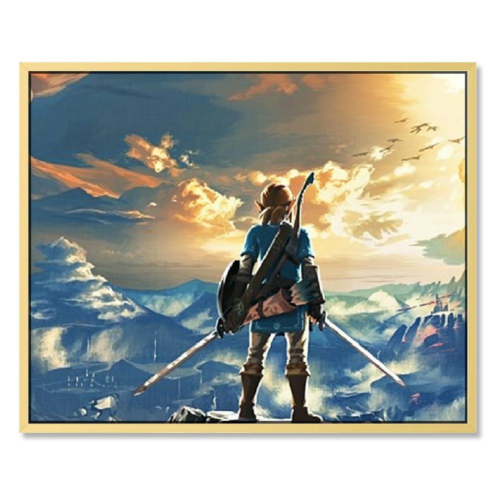 - The Legend of Zelda - Zelda Breath of the Wild Hyrule Frame Poster ...