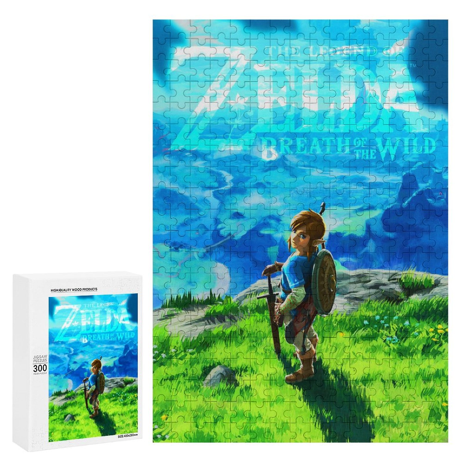 The Legend of Zelda Breath of The Wild Wooden Jigsaw Puzzles ...