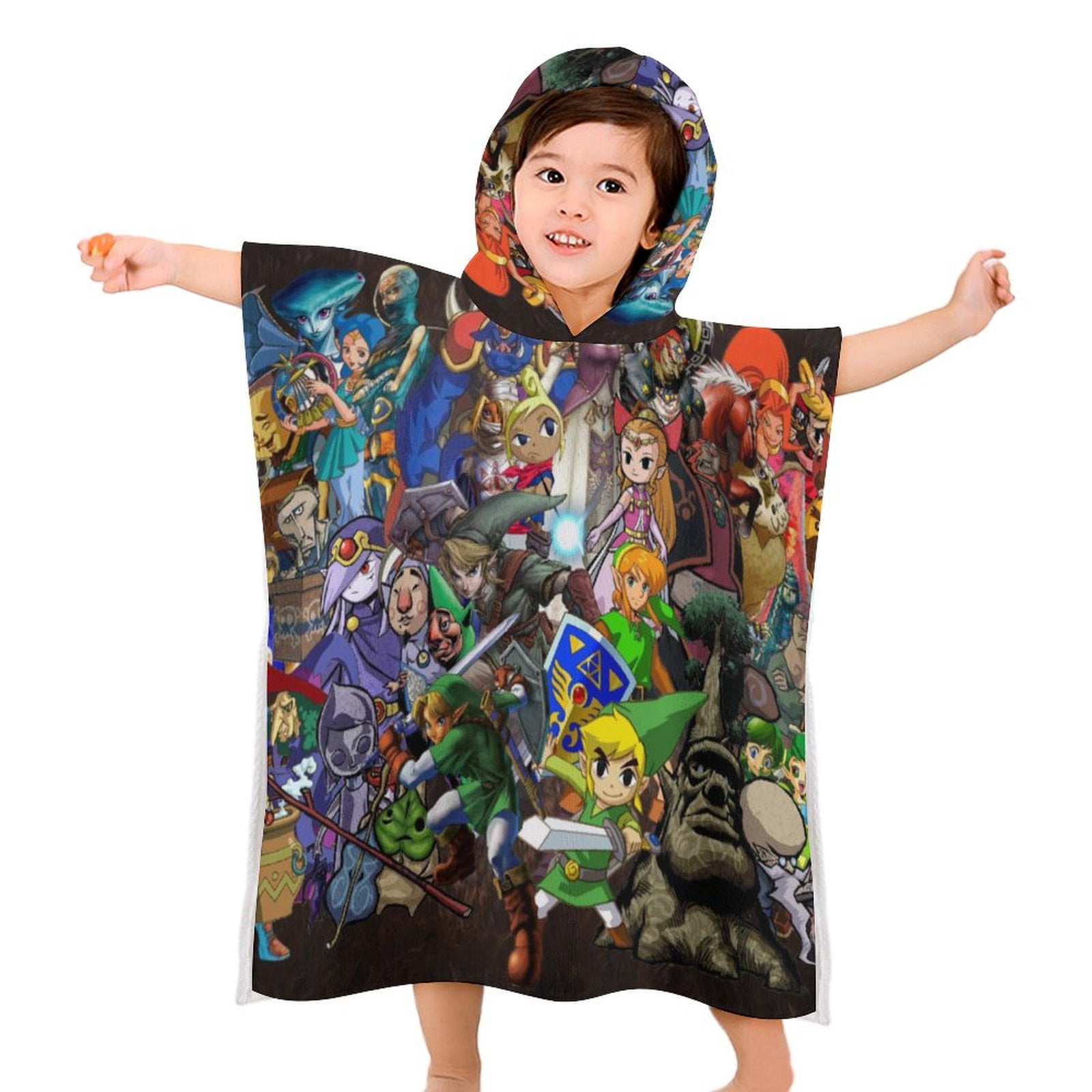 The Legend of Zelda Hooded Towels for Kids - Soft Kids Beach Towel for ...