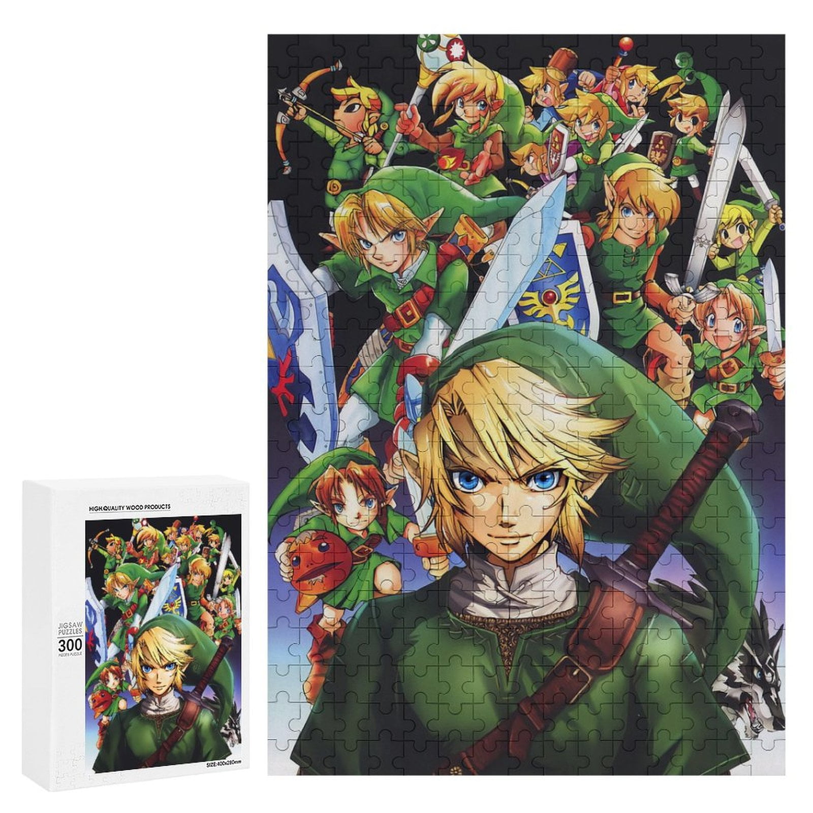 The Legend of Zelda Link's Awakening Game Wooden Jigsaw Puzzles ...