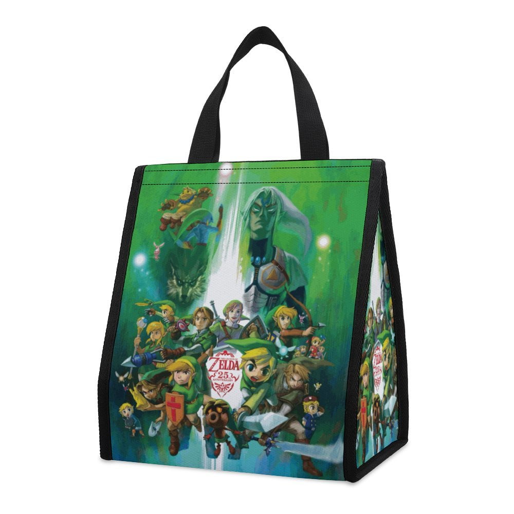 The Legend of Zelda Lunch Bag Insulated, Lunch Box Bag, Reusable Lunch ...