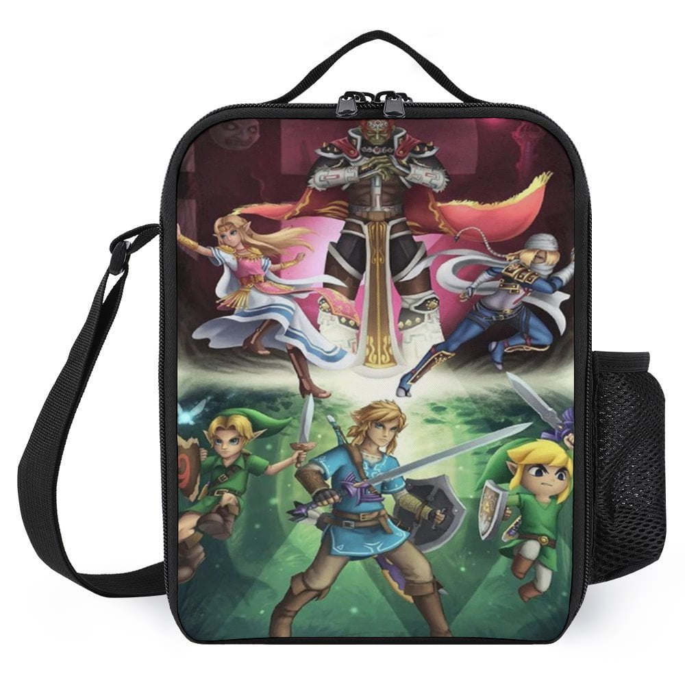 The Legend of Zelda Lunch Bag Insulated, Lunch Box Bag, Reusable Lunch ...
