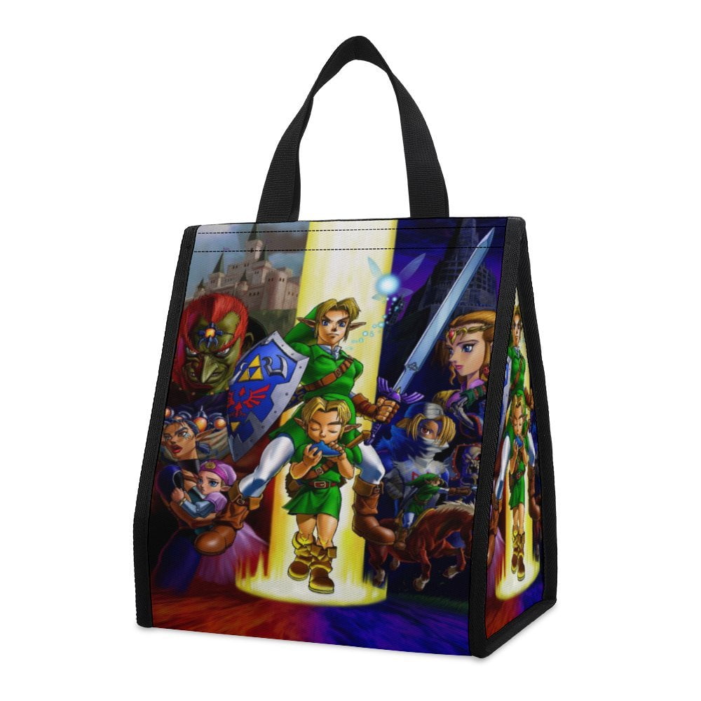 The Legend of Zelda Lunch Bag Insulated, Lunch Box Bag, Reusable Lunch ...