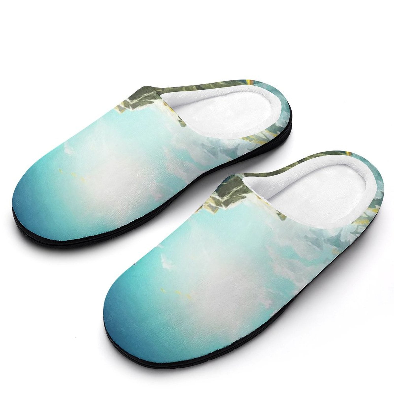 The Legend of Zelda Tears of The Kingdom Men's Fuzzy Slippers House ...