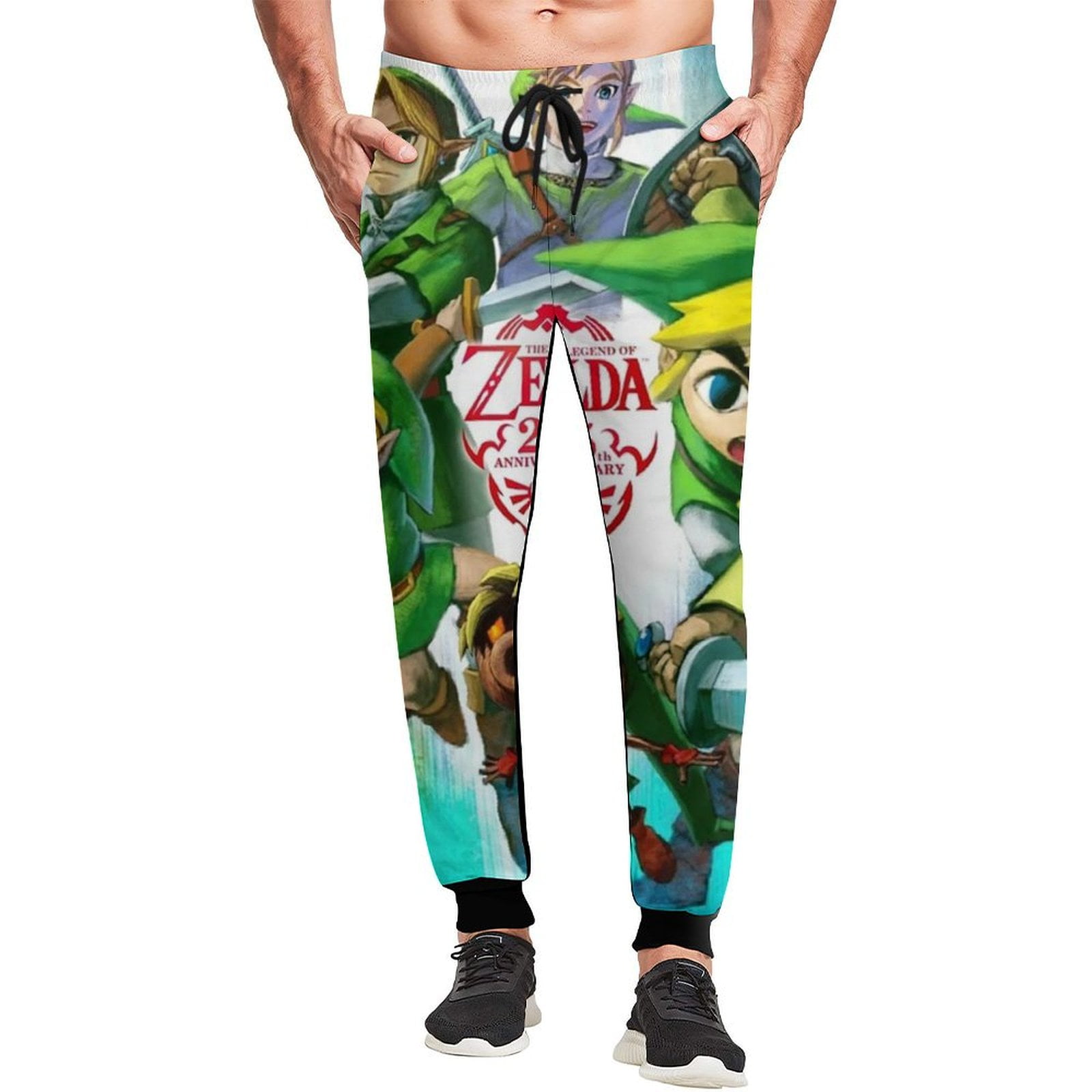 The Legend of Zelda Tri Force Heroes Mens Sweatpants Joggers Pants 3D ...