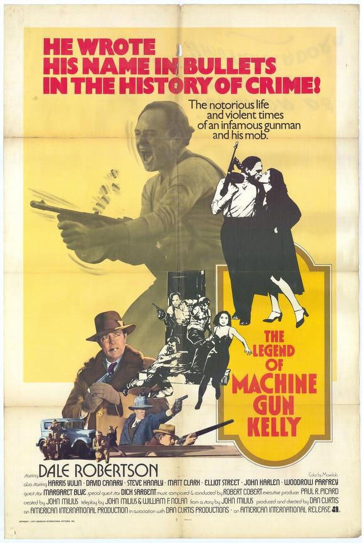 The Legend of Machine Gun Kelly Poster Movie 27 x 40 In - 69cm x 102cm ...