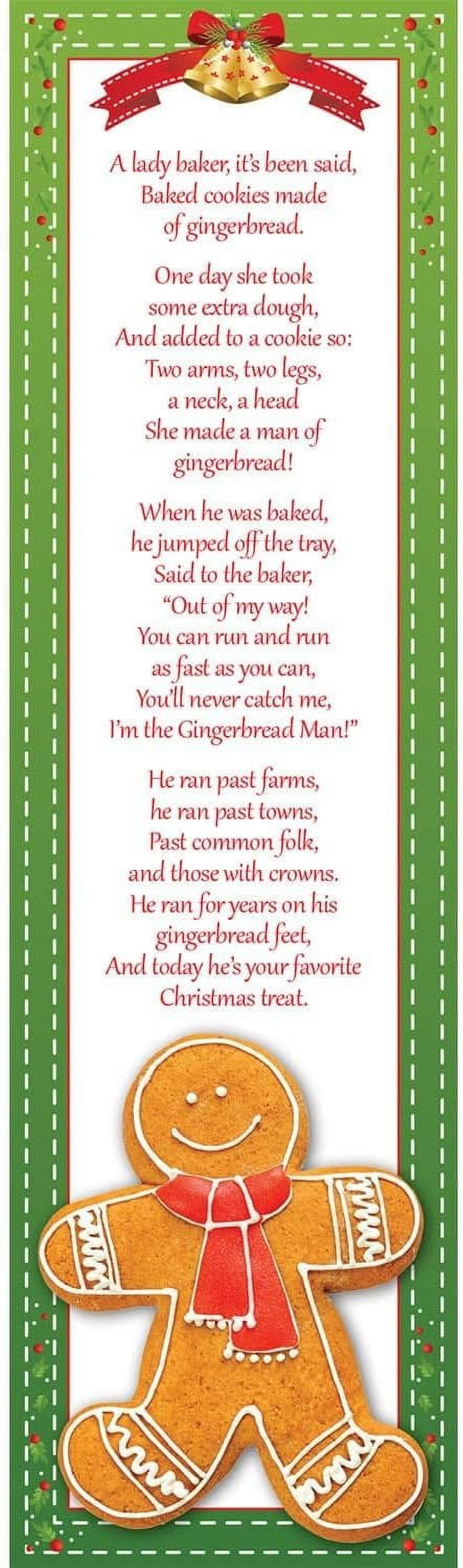 The Legend of The Gingerbread Man Bookmark Pack of 25 - Walmart.com