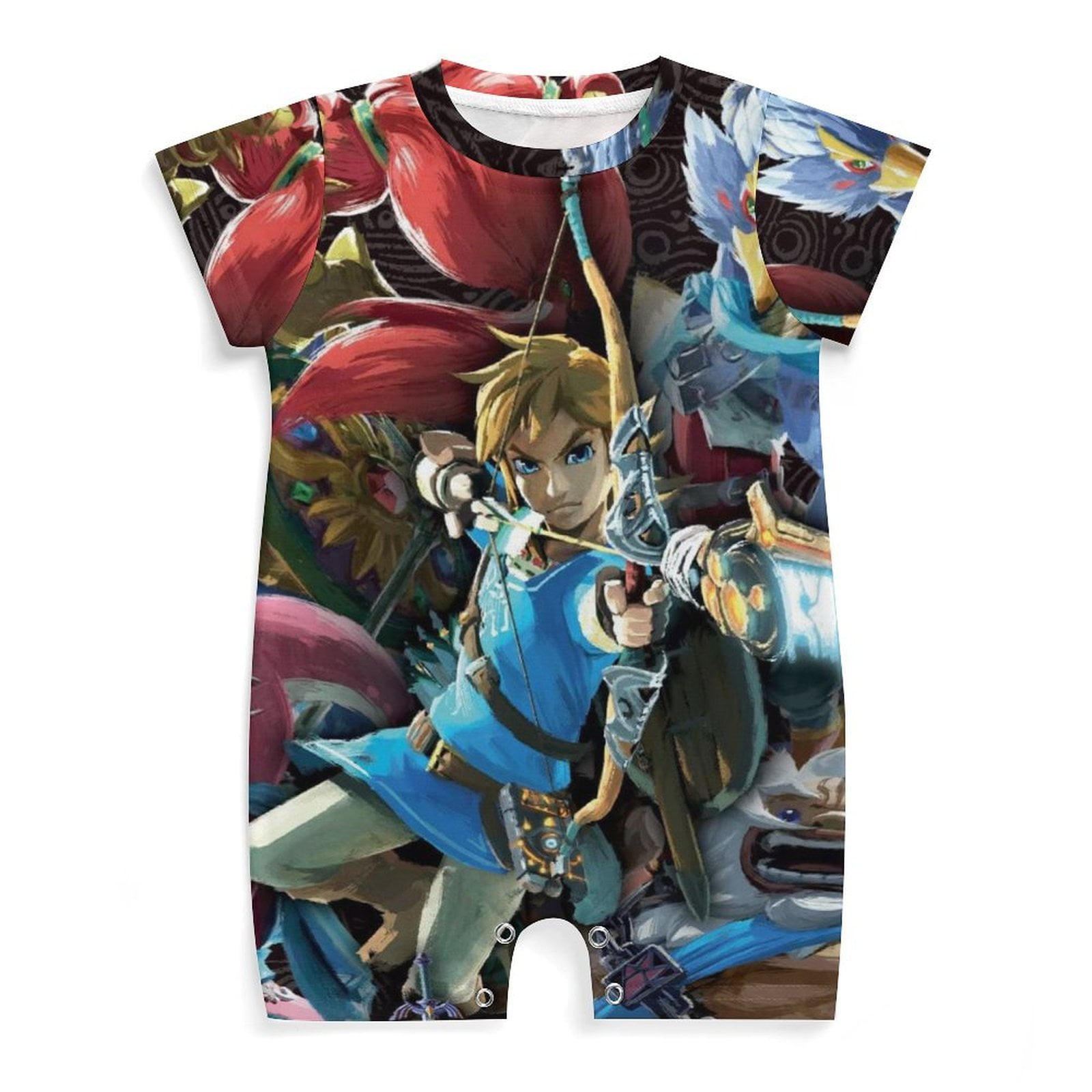 The Legend of Zelda Baby Boy Girl Short Sleeve Romper Clothing Set ...