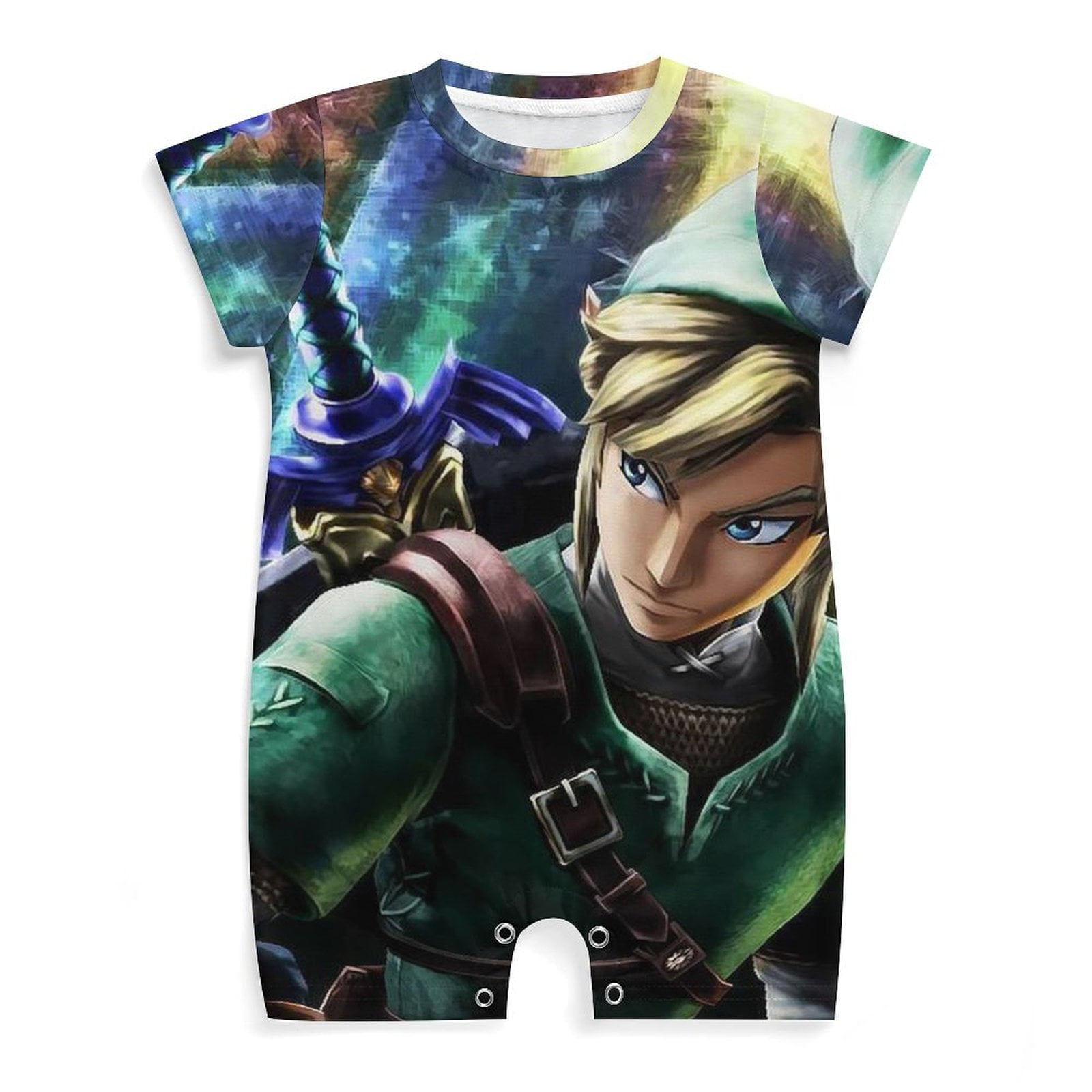 The Legend of Zelda Baby Boy Girl Short Sleeve Romper Clothing Set ...