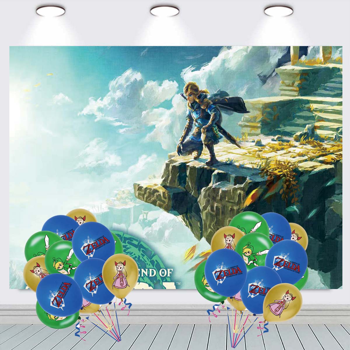 The Legend of Zelda Balloons Party Supplies Taspestry Poster Banner ...