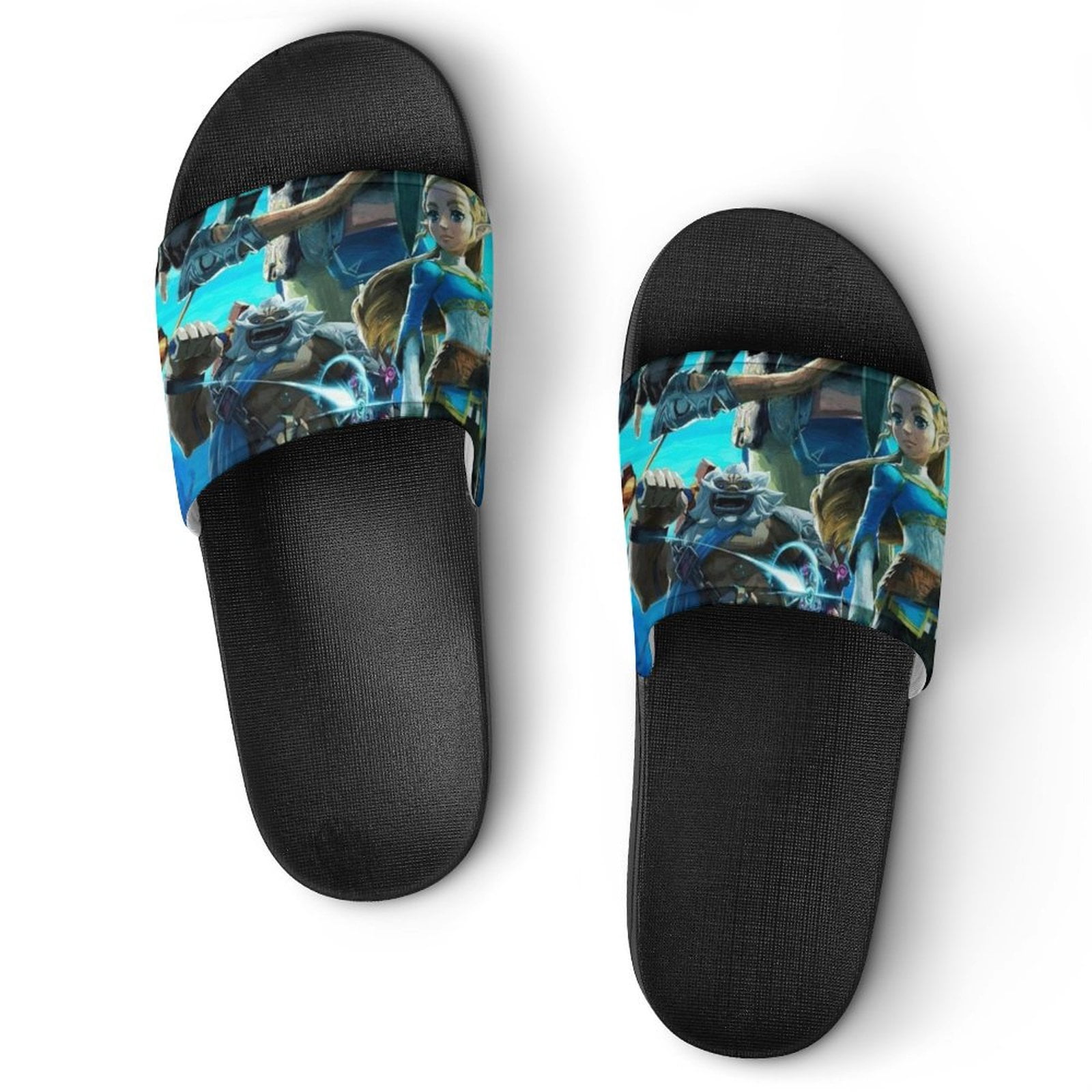 The Legend of Zelda Boys Slide Sandals, Comfort Casual Pool Slide ...