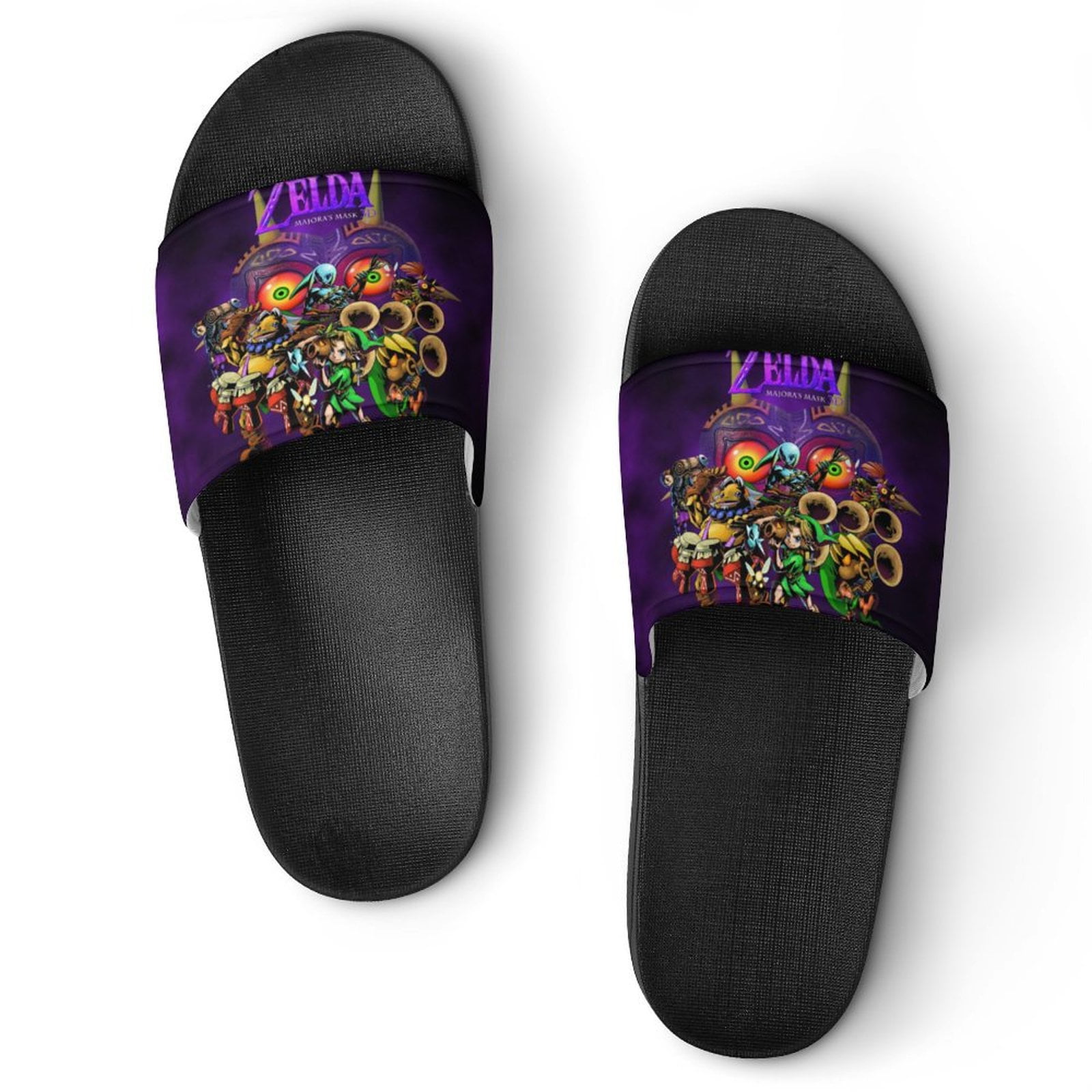 The Legend of Zelda Boys Slide Sandals, Comfort Casual Pool Slide ...