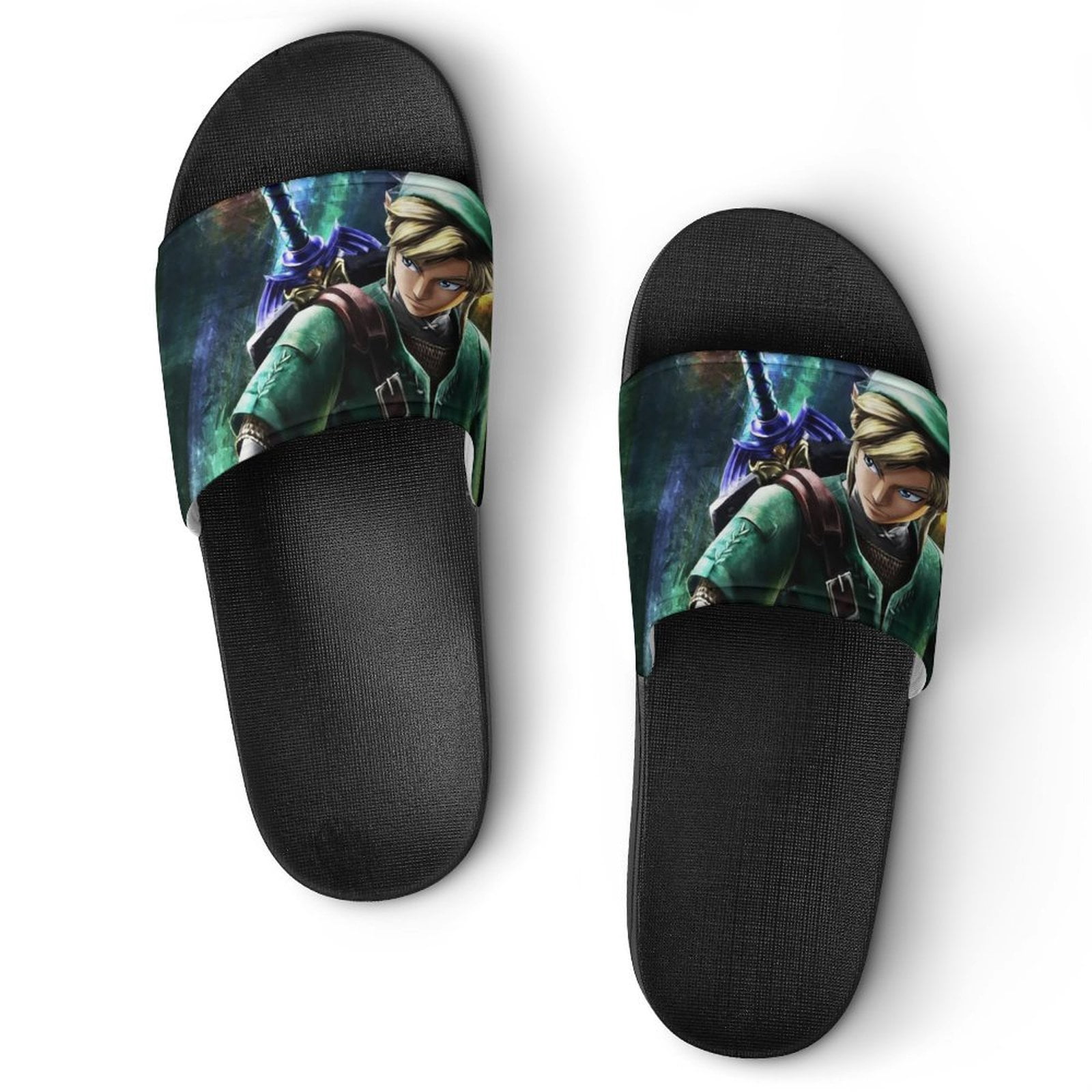 The Legend of Zelda Boys Slide Sandals, Comfort Casual Pool Slide ...