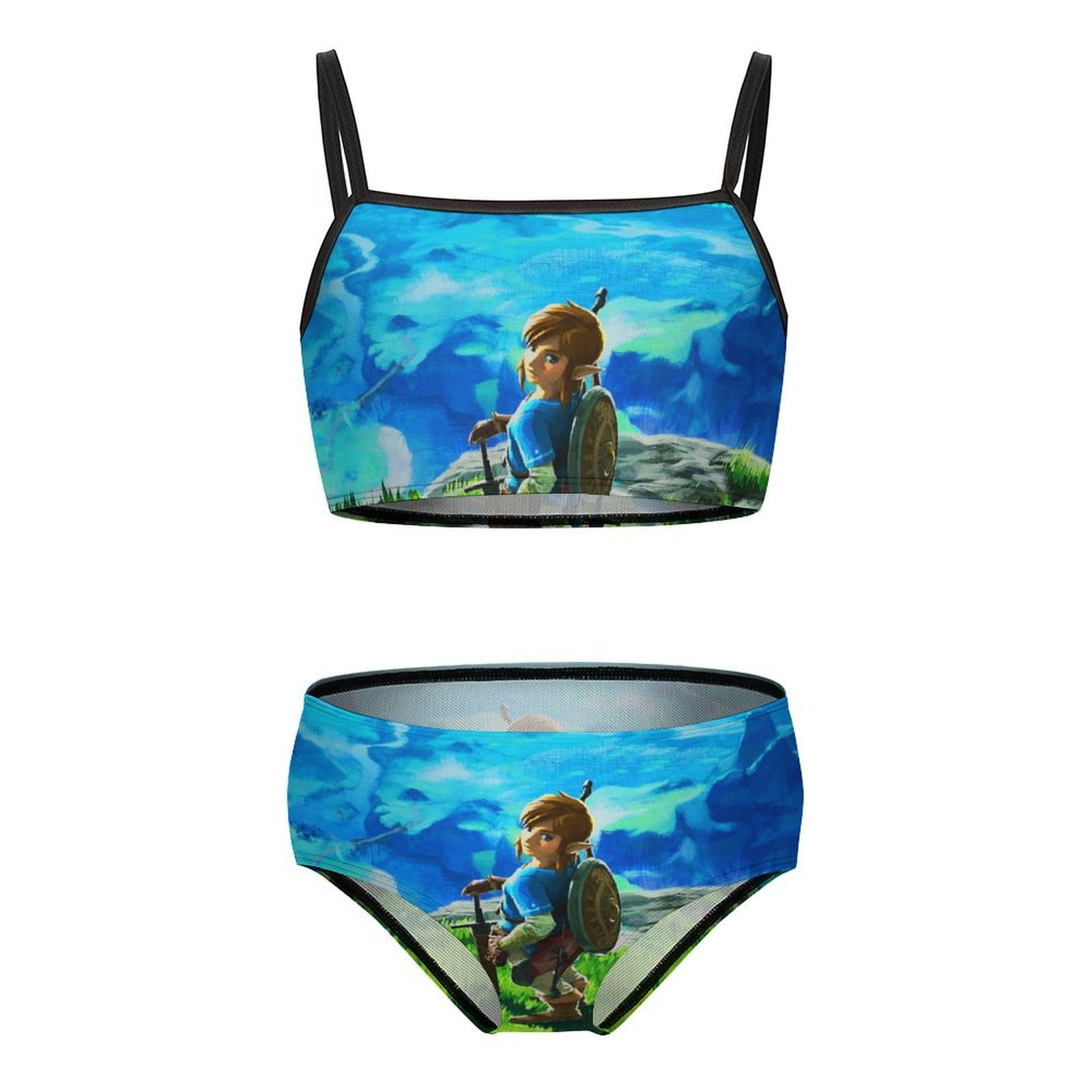 The Legend of Zelda Breath of The Wild Children's Swimsuit Girls ...