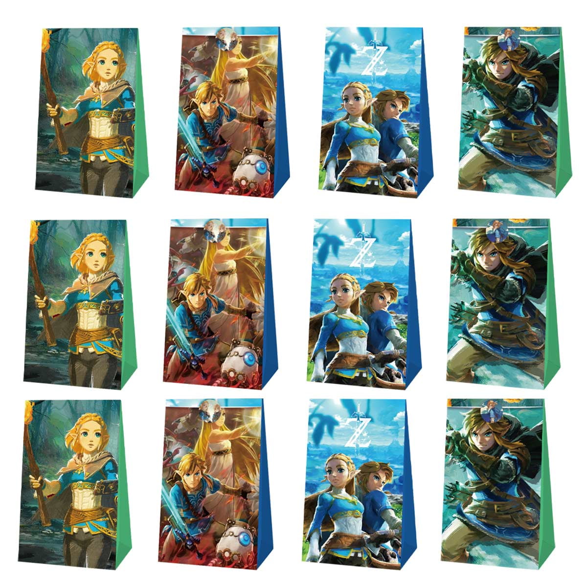 The Legend of Zelda Candy Bags Birthday Goodie Party Favor Decorations ...