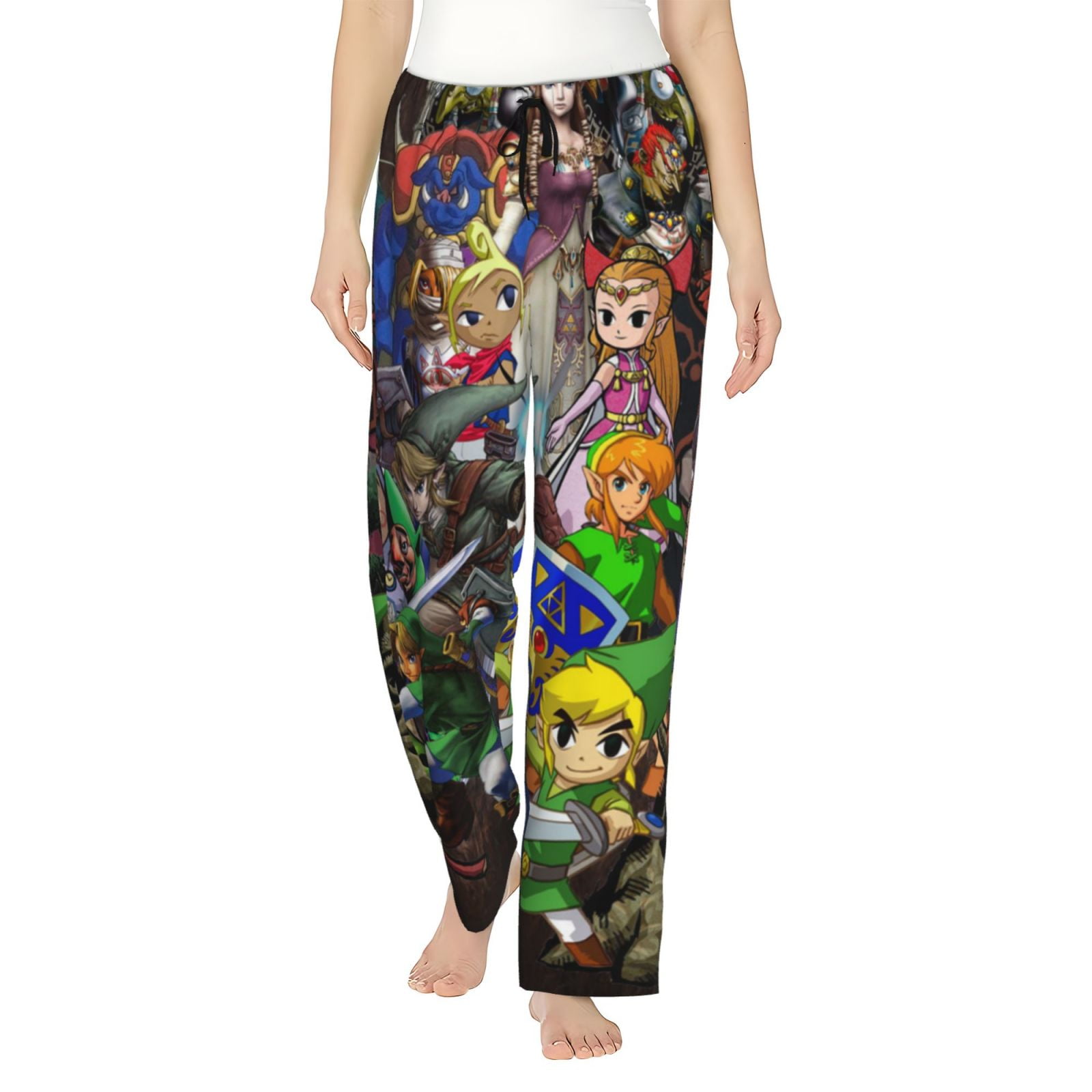 The Legend of Zelda Characters Women's Pajama Pants Lounge Daily ...