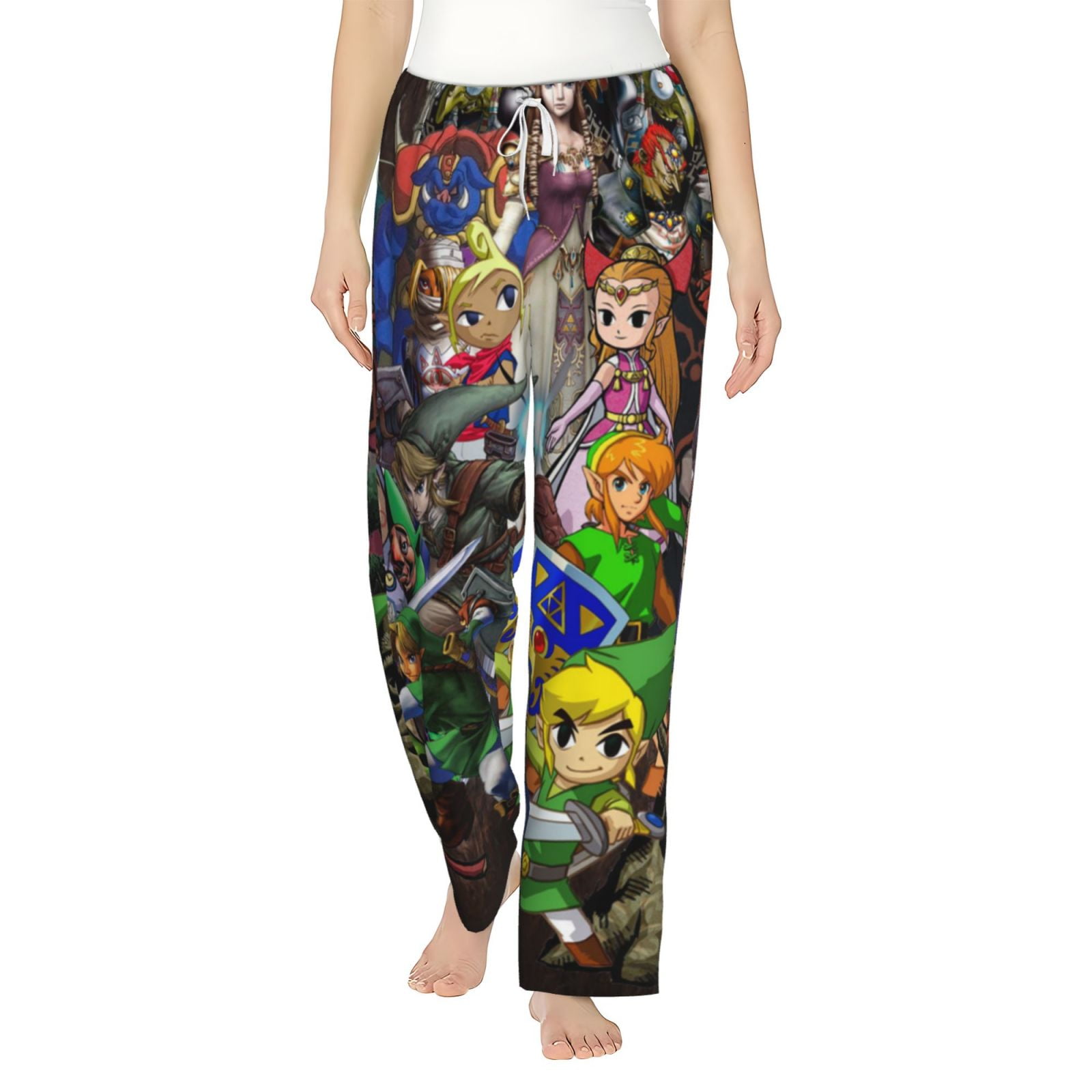 The Legend of Zelda Characters Women's Pajama Pants Lounge Daily ...