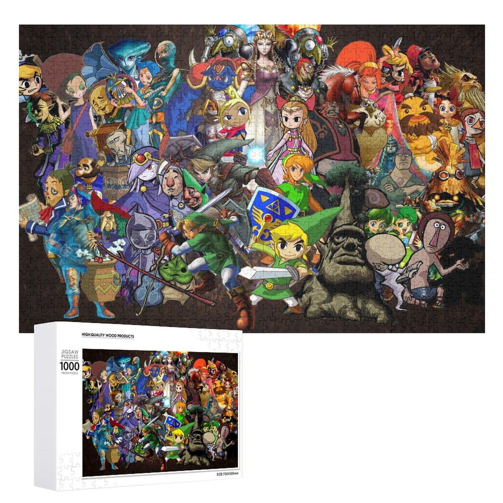 The Legend of Zelda Characters Wooden Jigsaw Puzzles Accessories ...