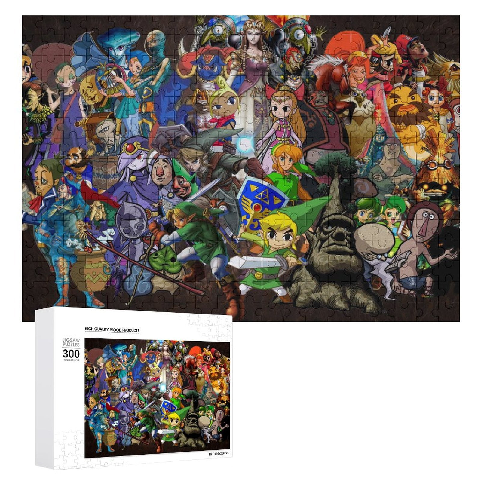 The Legend of Zelda Characters Wooden Jigsaw Puzzles Accessories ...