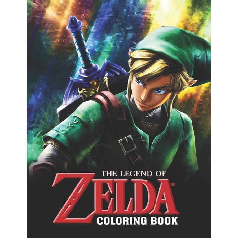 legend of zelda coloring pages for kids