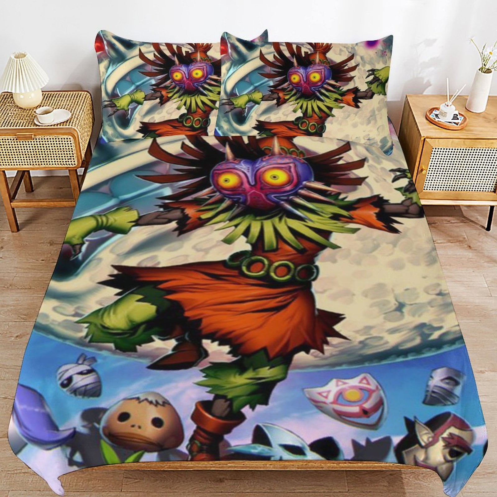The Legend of Zelda Comforter Set 3 Pieces Quilt Cover Set Soft Bedding ...