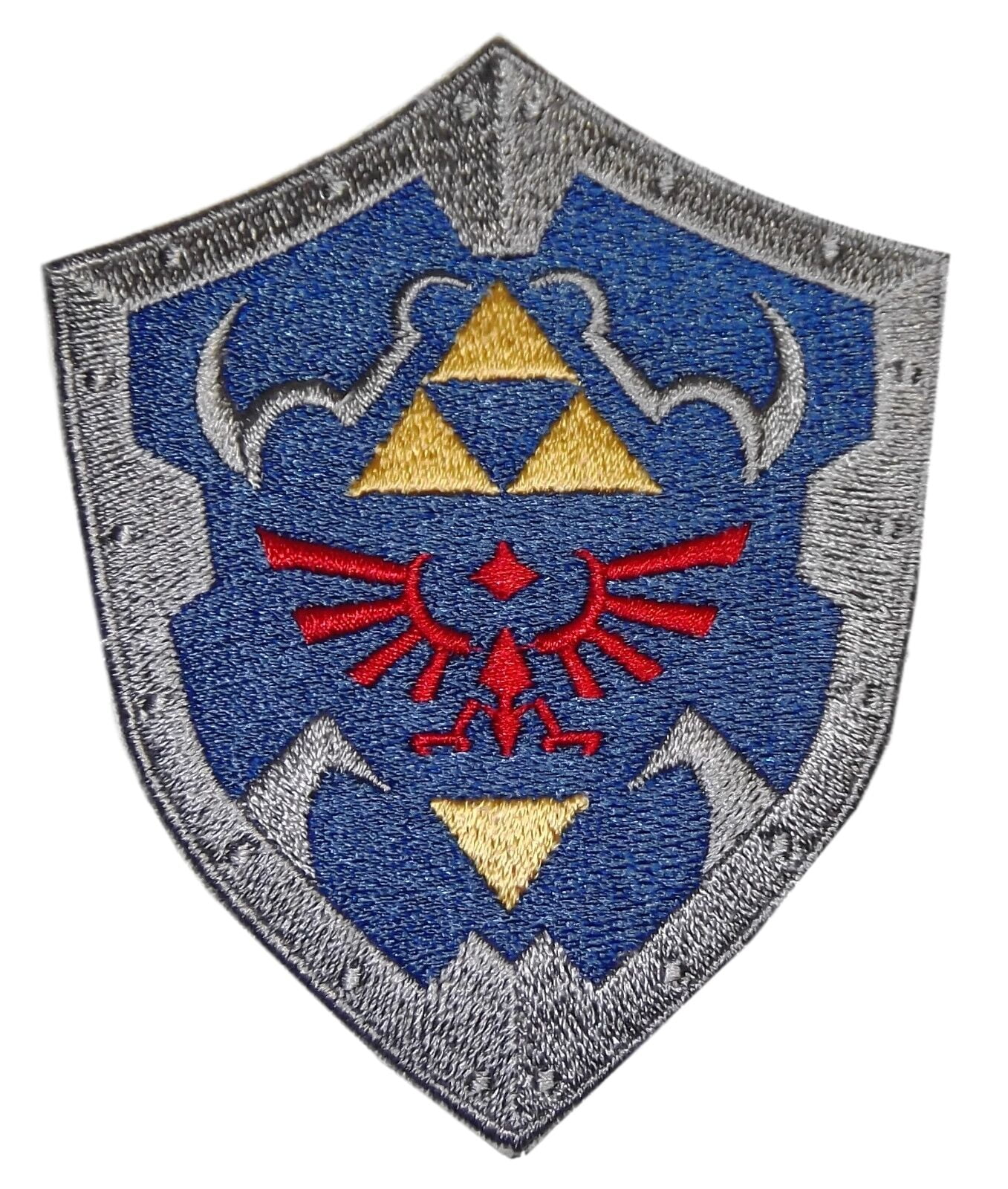 The Legend of Zelda Crest Shield 2.75 " Embroidered Iron On Patch ...