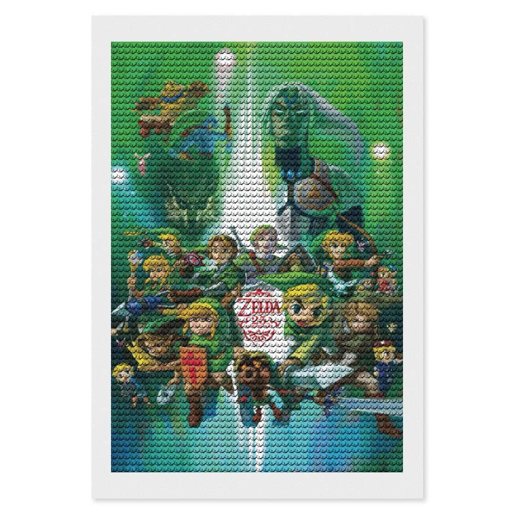 The Legend of Zelda Diamond Art Kits for Adults Diamond Art Gem Art ...