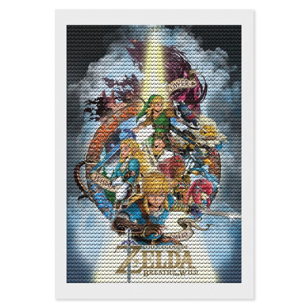 The Legend of Zelda Diamond Art Kits for Adults Diamond Art Gem Art ...