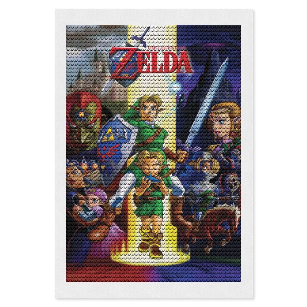 The Legend of Zelda Diamond Art Kits for Adults Diamond Art Gem Art ...