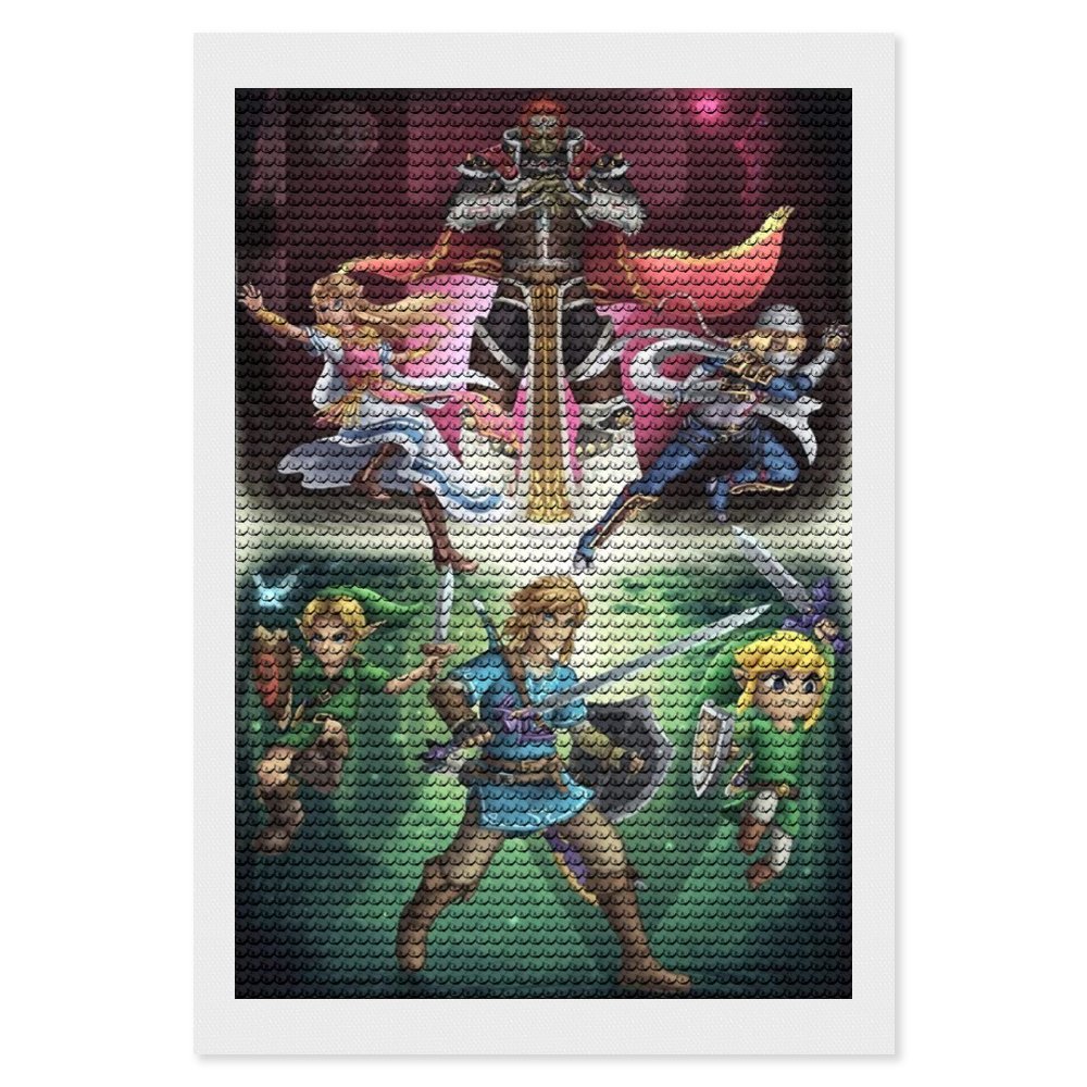 The Legend of Zelda Diamond Art Kits for Adults Diamond Art Gem Art ...