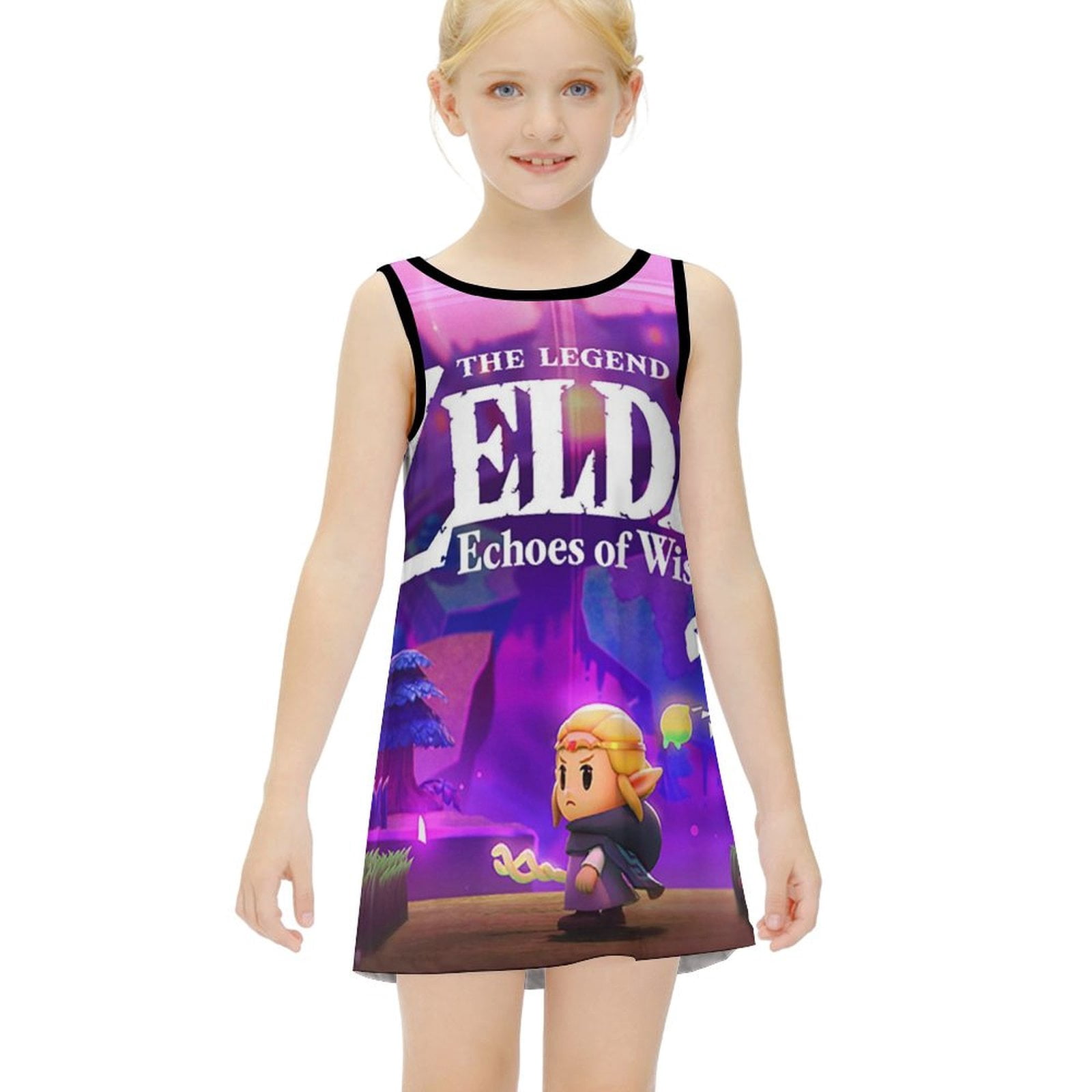 The Legend of Zelda Echoes of Wisdom Children's Sleeveless Dress 3D ...