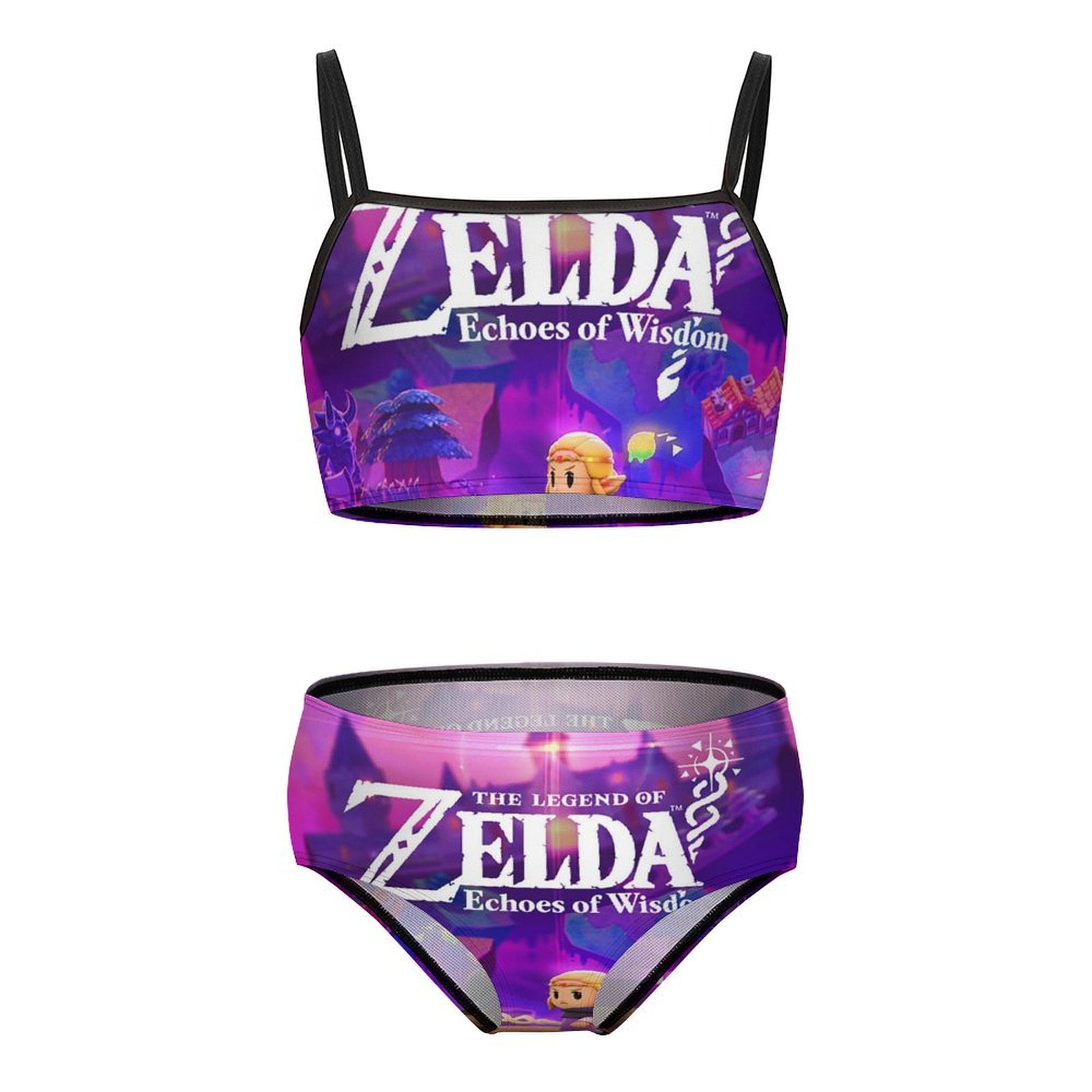 The Legend of Zelda Echoes of Wisdom Children's Swimsuit Girls Swimwear ...