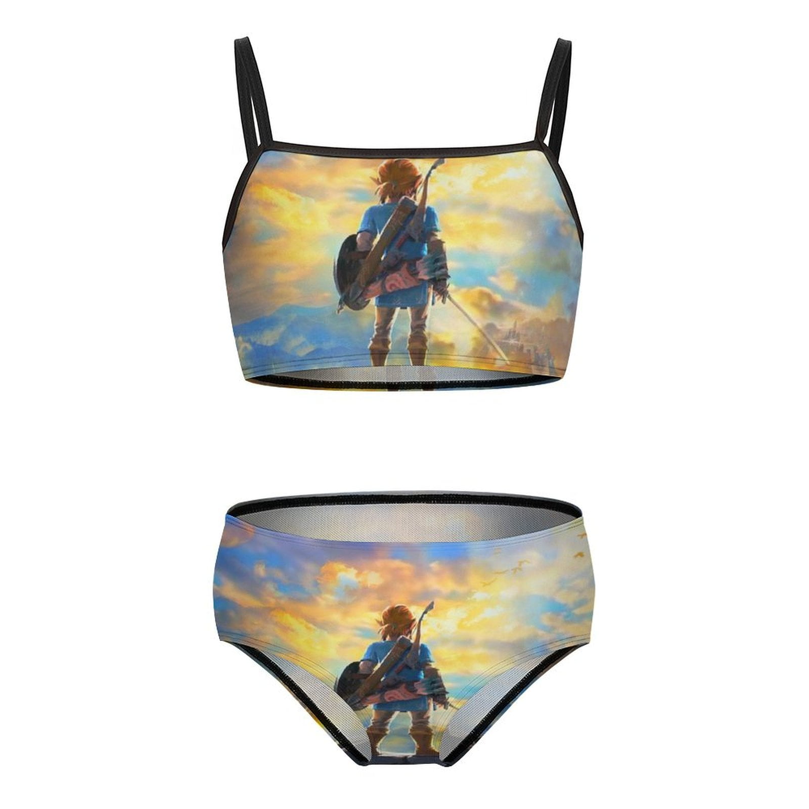 The Legend of Zelda Girls Bikini Swimsuits Two-piece Beach Bathing Suit ...