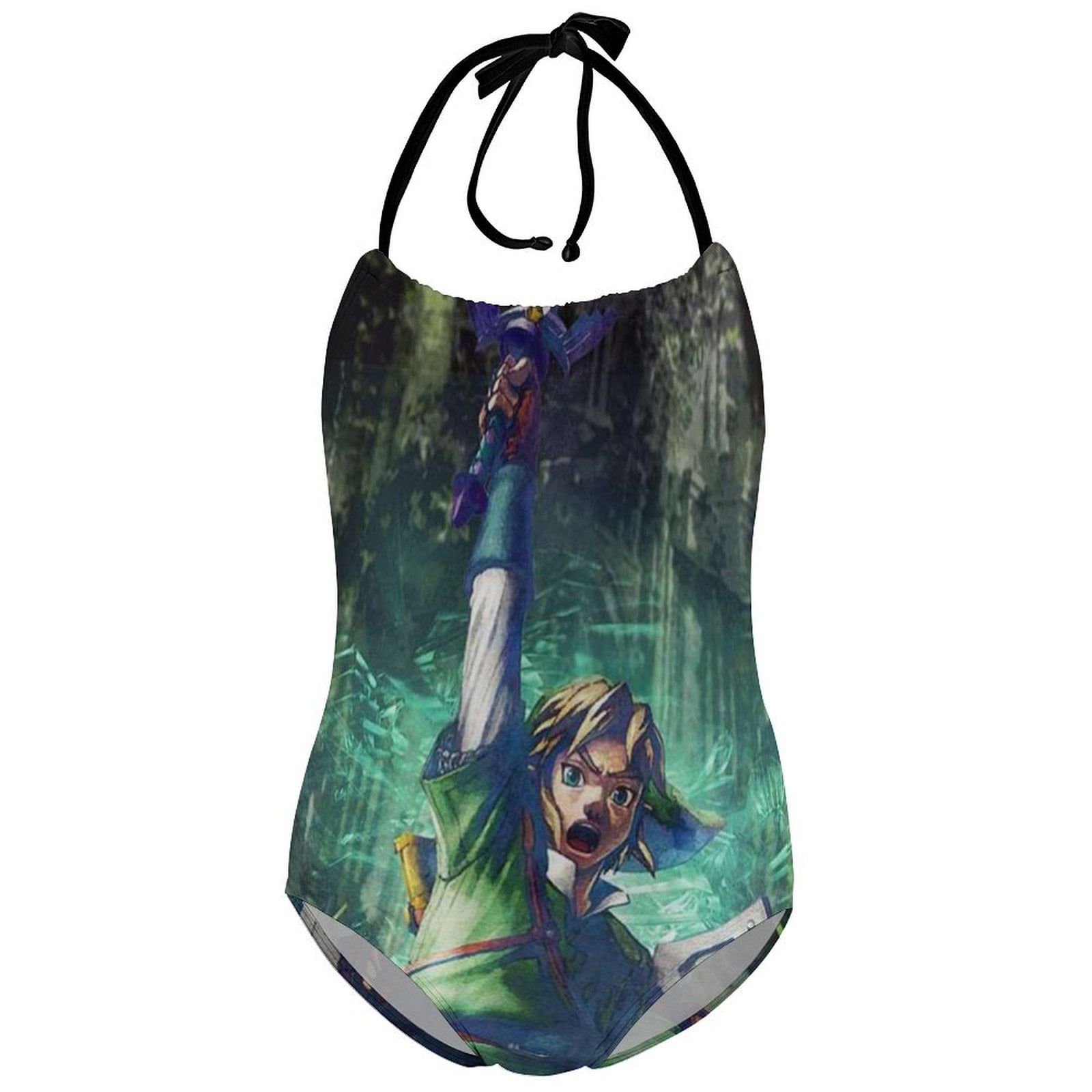 The Legend of Zelda Girls One Piece Swimsuits Quick Dry Bathing Suit ...