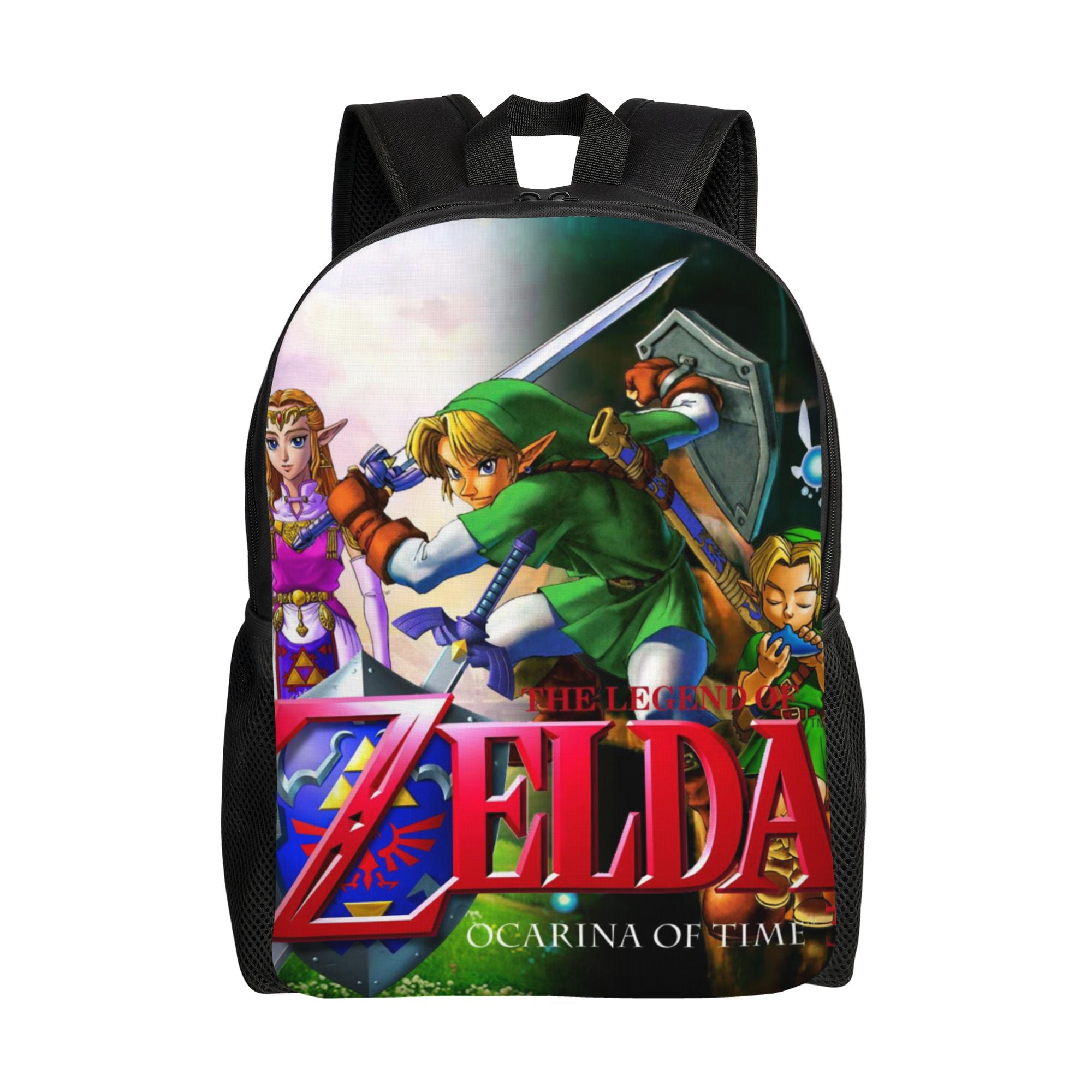The Legend of Zelda Cartoon Backpack Cute Large Capacity Casual Unisex Laptop Bags Travel Sports ...