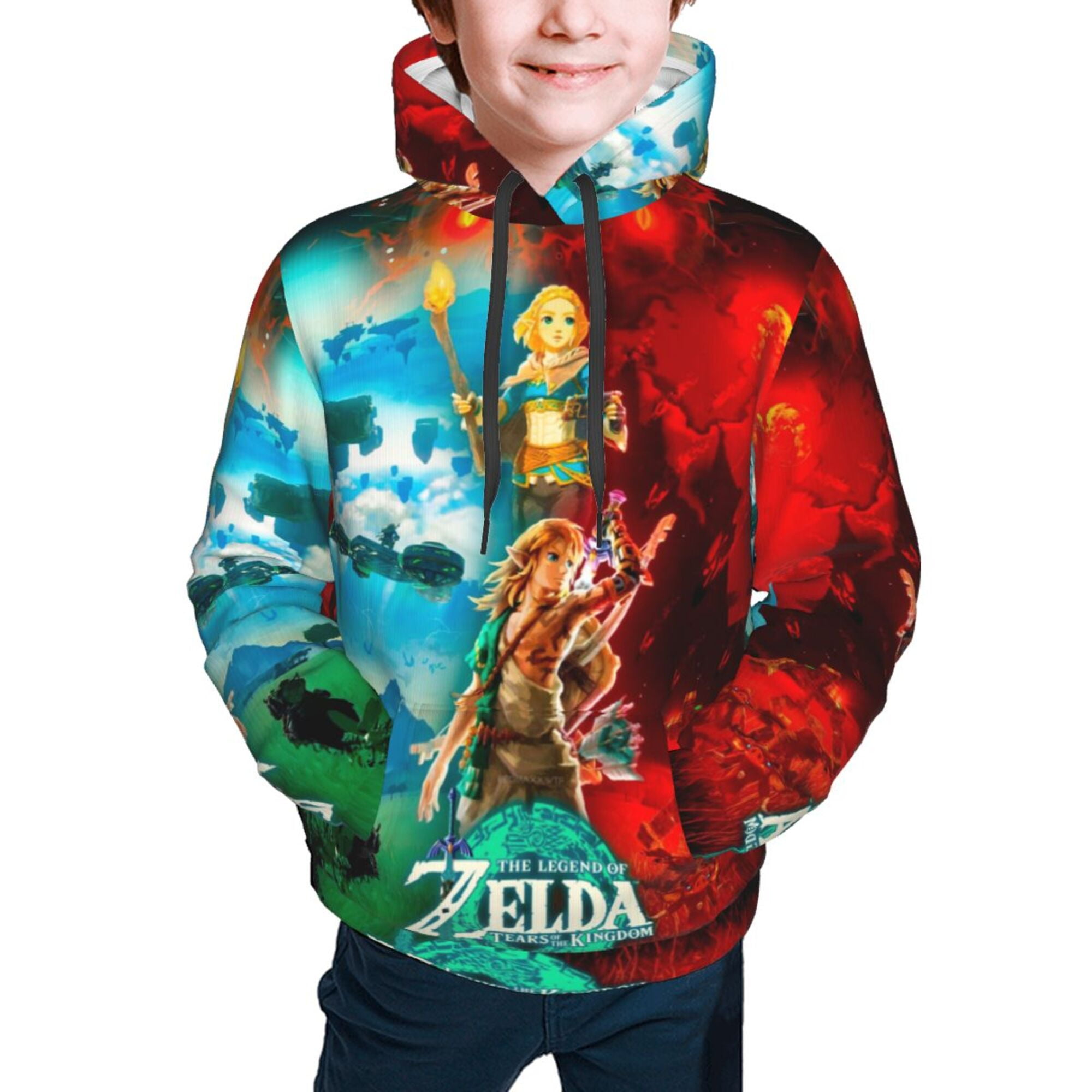 The Legend of Zelda Hoodies Pullover For Boys Girls 3d Printed Hooded ...