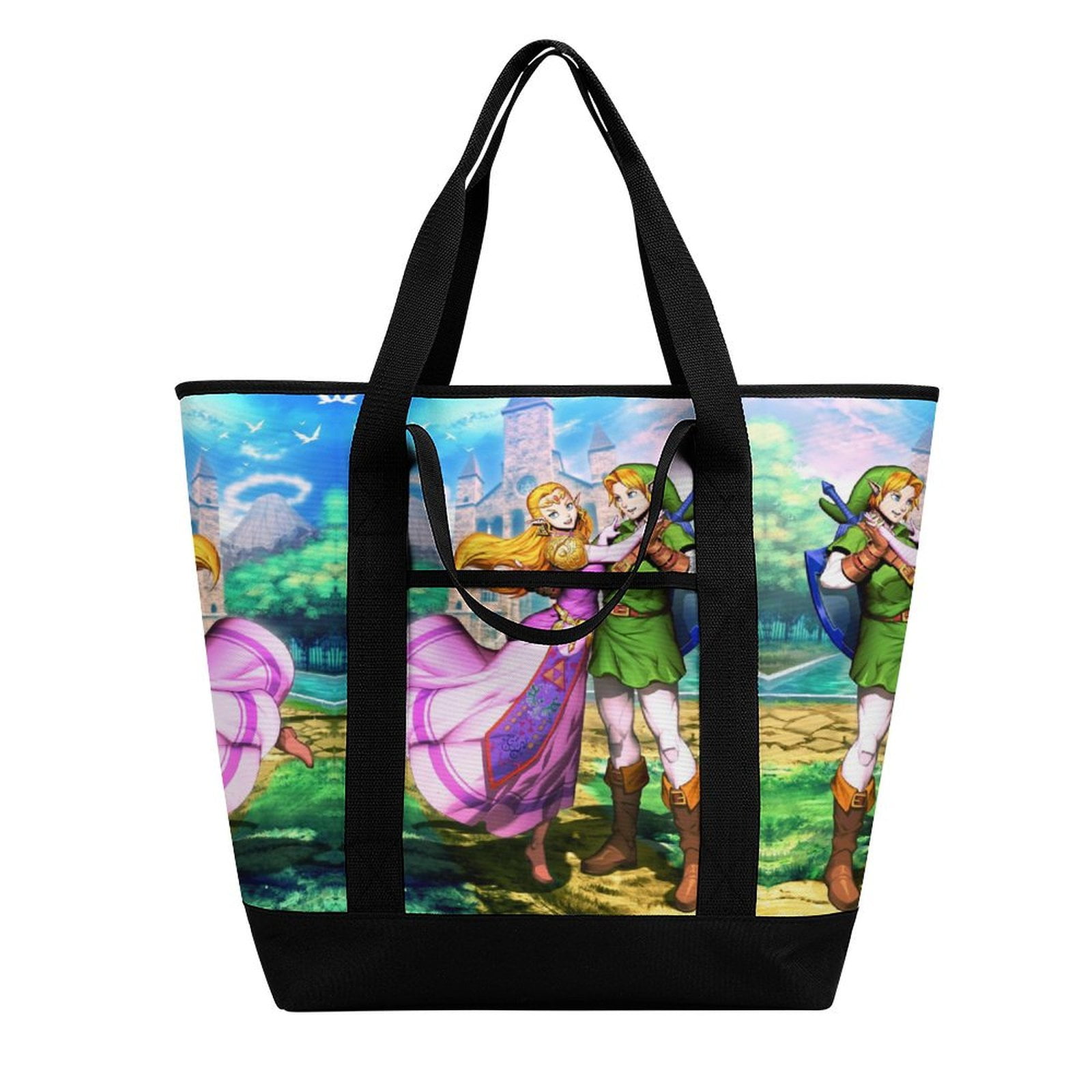 The Legend of Zelda Insulated Shopping Bag Reusable Grocery Bags Large ...