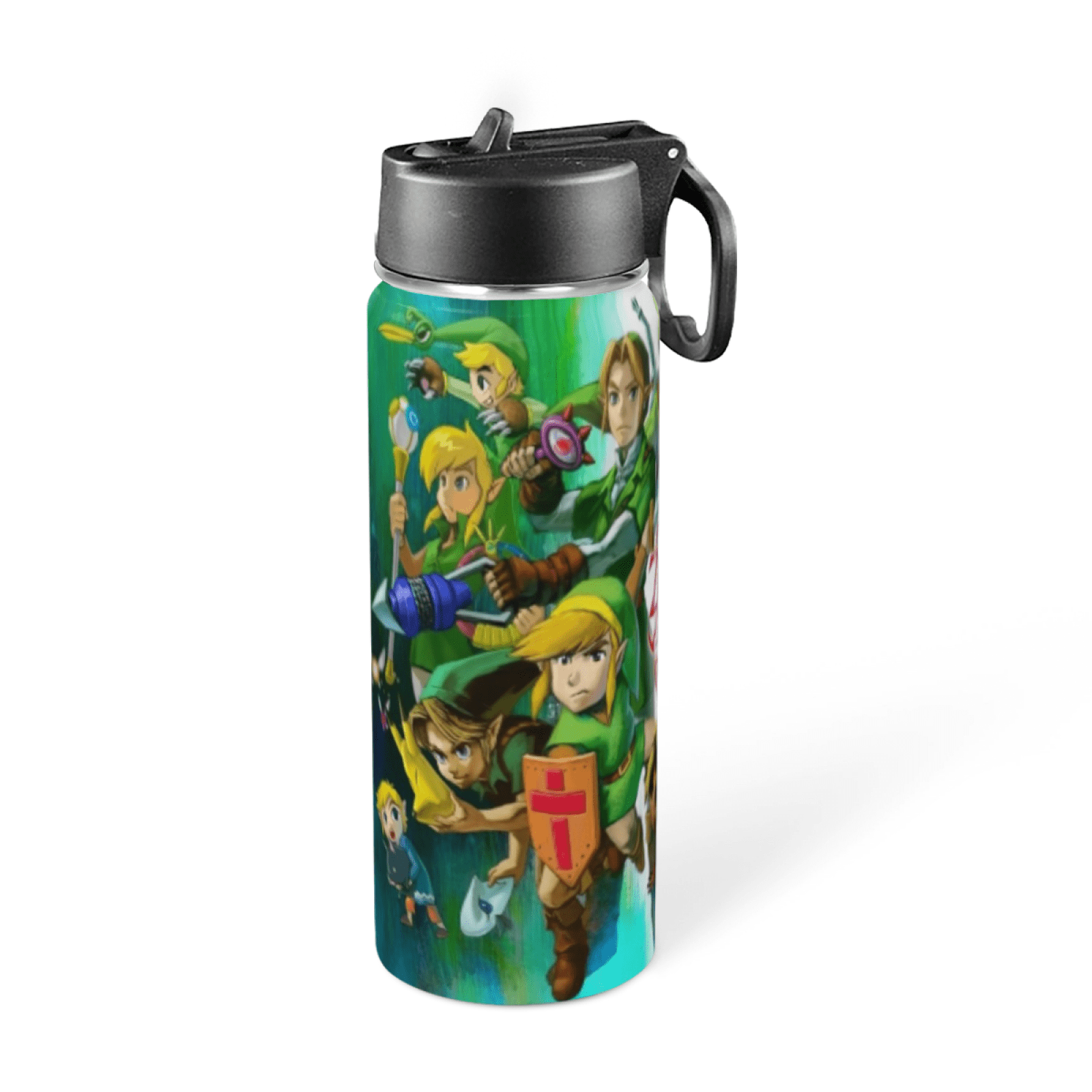 The Legend of Zelda Insulated Stainless Steel Thermos Water Bottle With ...