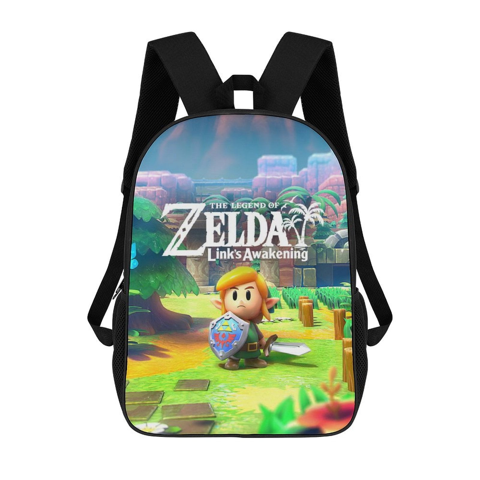 The Legend of Zelda Link's Awakening Backpack Daypack Fashion School ...