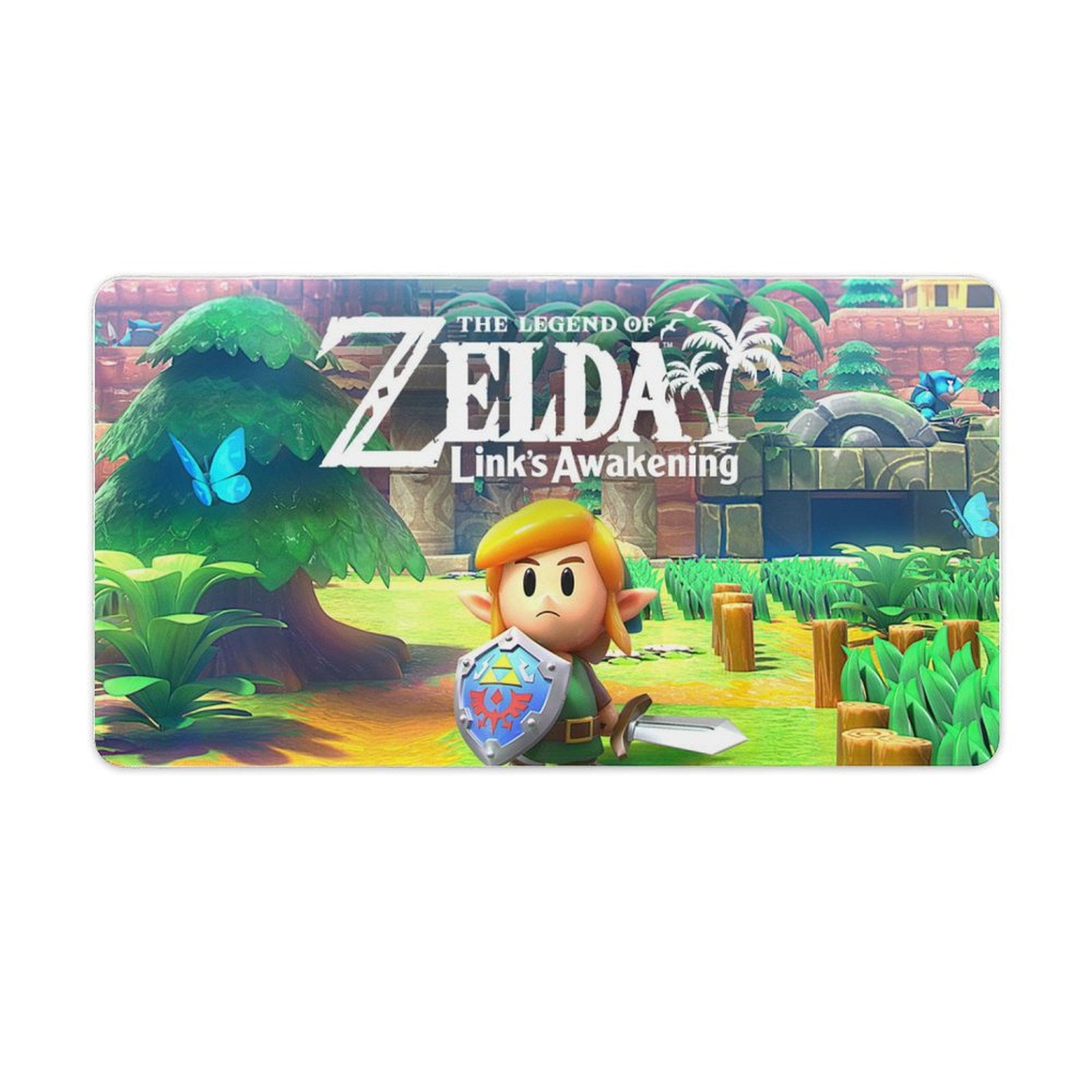 The Legend of Zelda Link's Awakening Mouse Pad No-sliped Large Mousepad ...